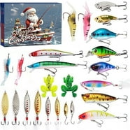 Mystery Tackle Box 8 Days of Salt Fishing Lures Holiday Advent Calendar ...