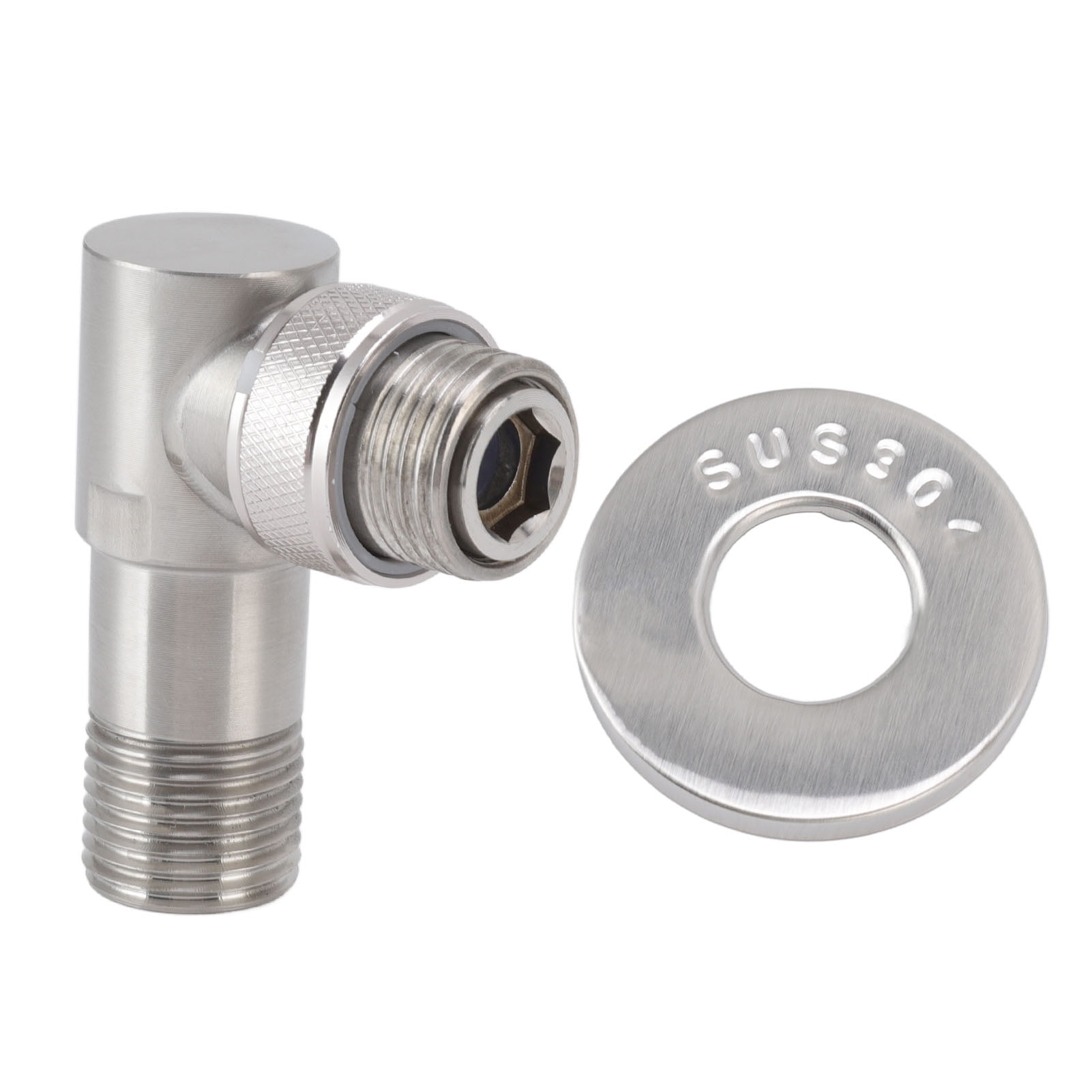 2024 Angle Stop Valve Male G1/2 304 Stainless Steel 1 in 2 Out ...