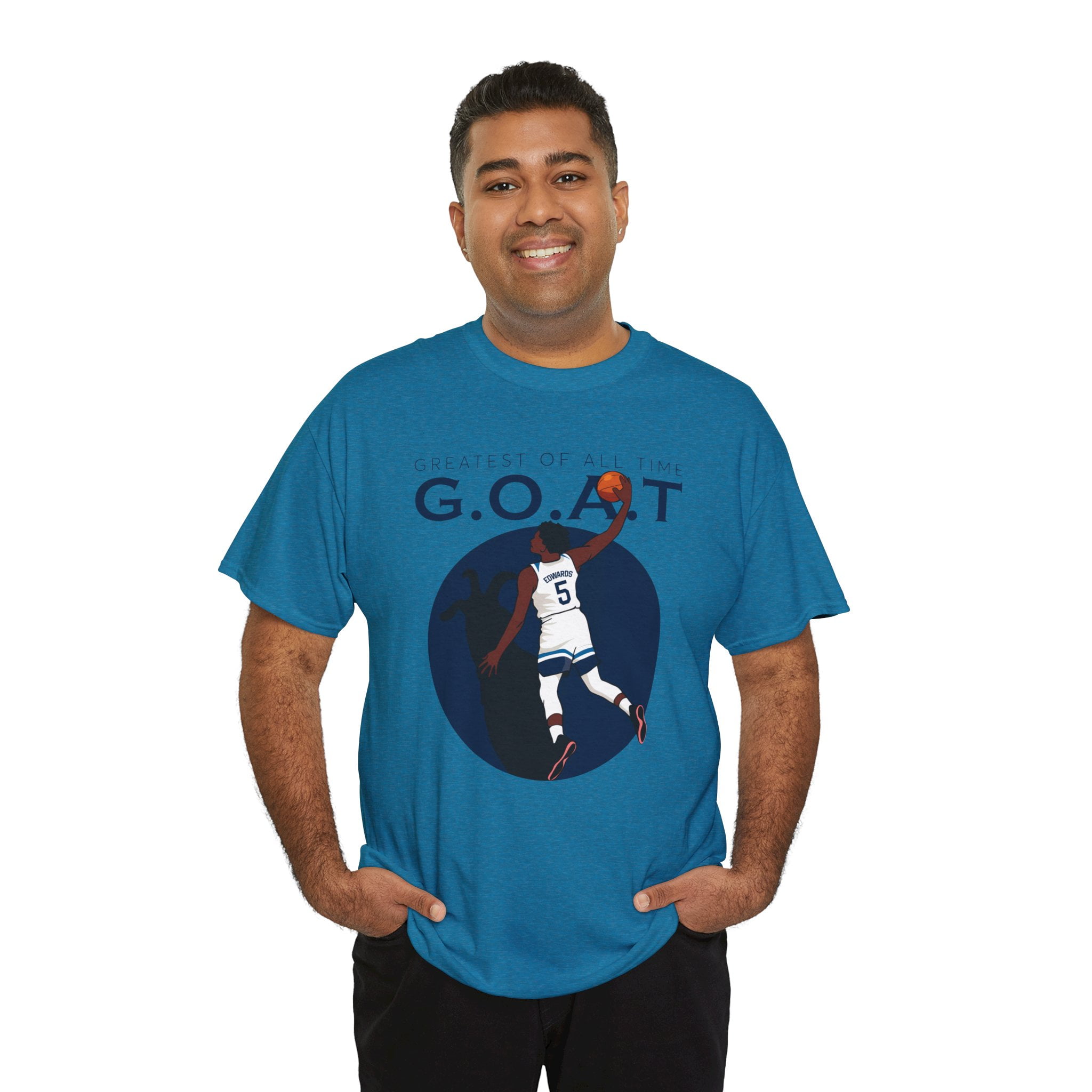 2024 Ants Edwards Minnesota GOAT for basketball fans Unisex Cotton Tee ...