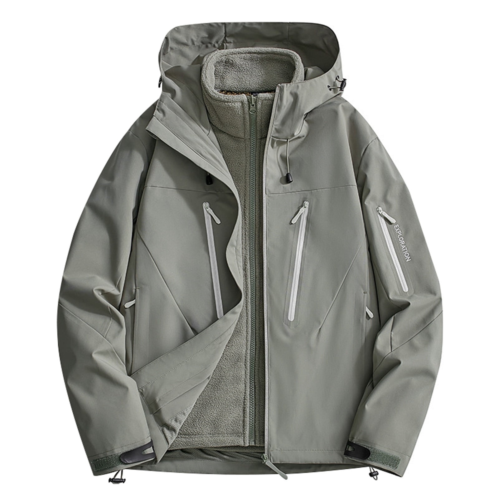 2024 Autumn/winter New Big Size Hardshell Jacket Men's Jacket Windproof ...