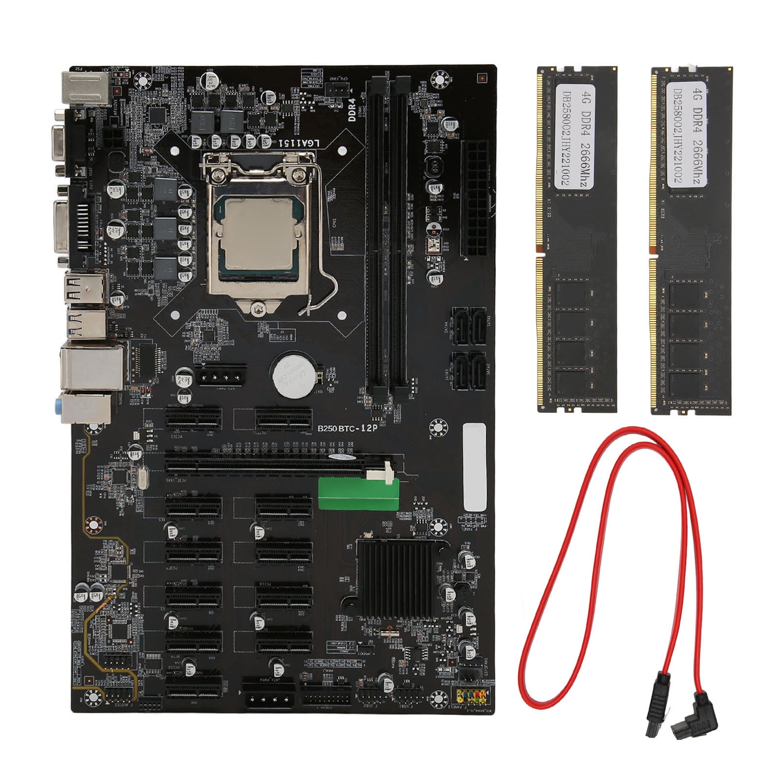 2024 B250B Motherboard Set with G3930 CPU 8GB DDR4 Memory Multi ...