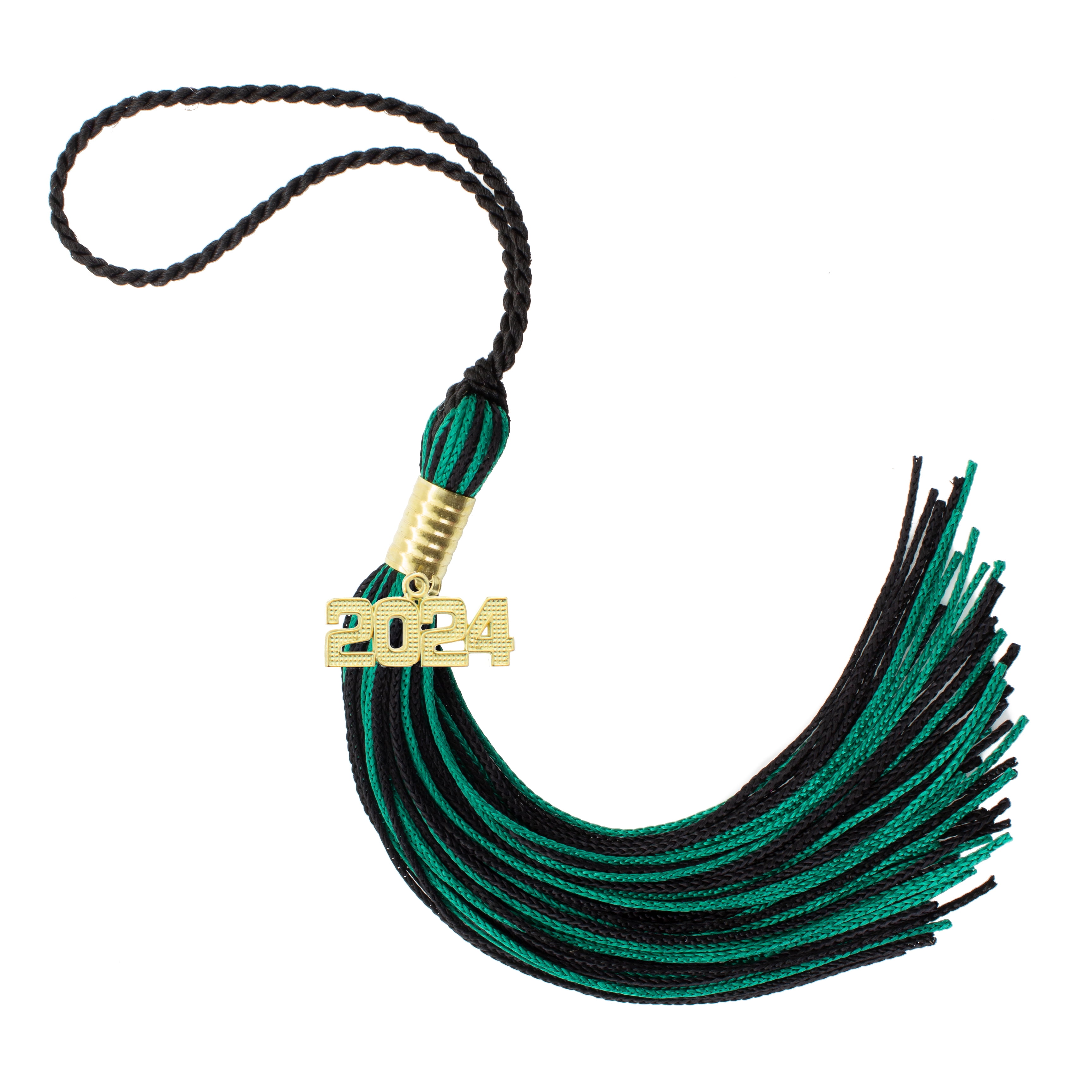 2024 BLACK / DARK GREEN GRADUATION TASSEL - EVERY SCHOOL COLOR ...