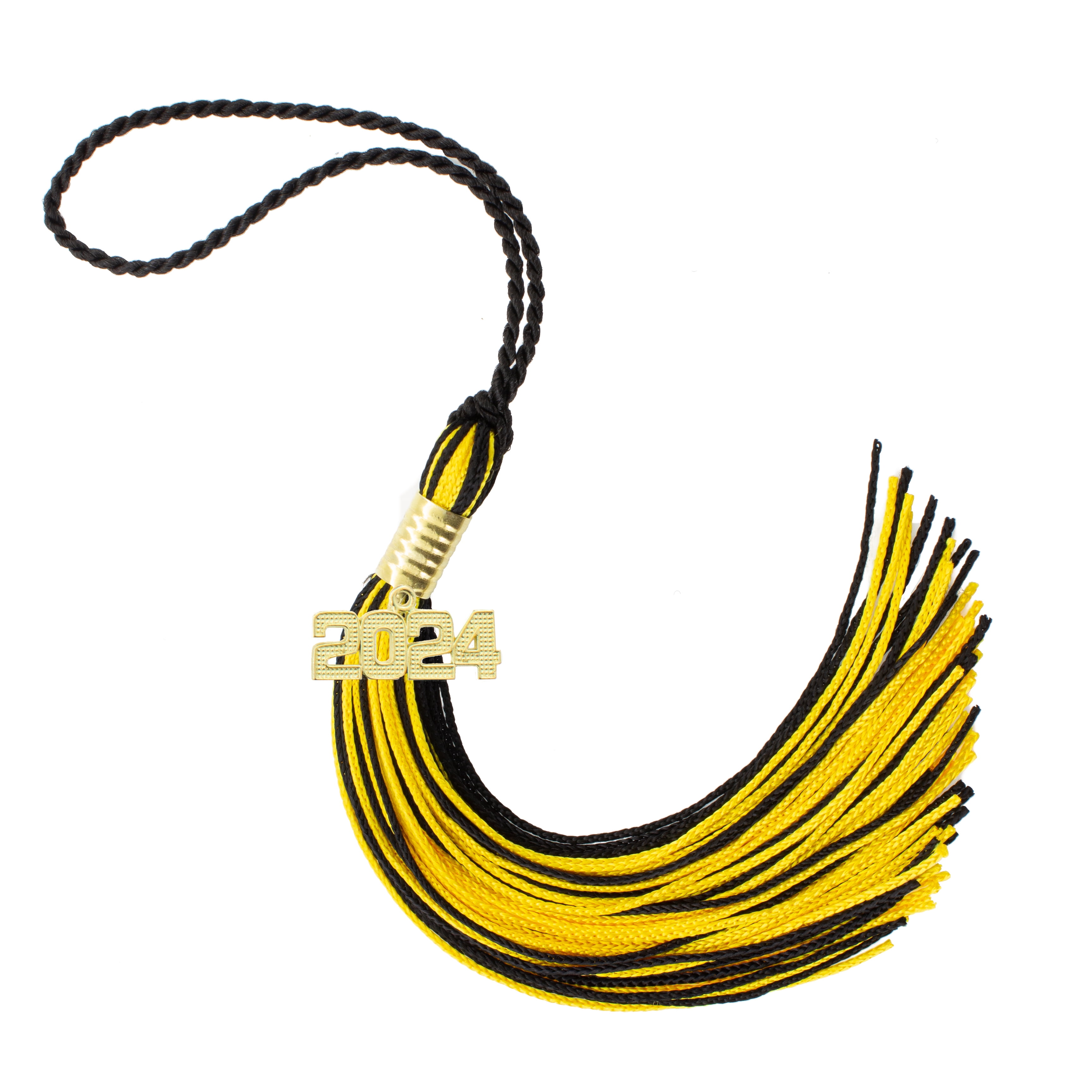2024 BLACK / GOLD GRADUATION TASSEL - EVERY SCHOOL COLOR AVAILABLE ...