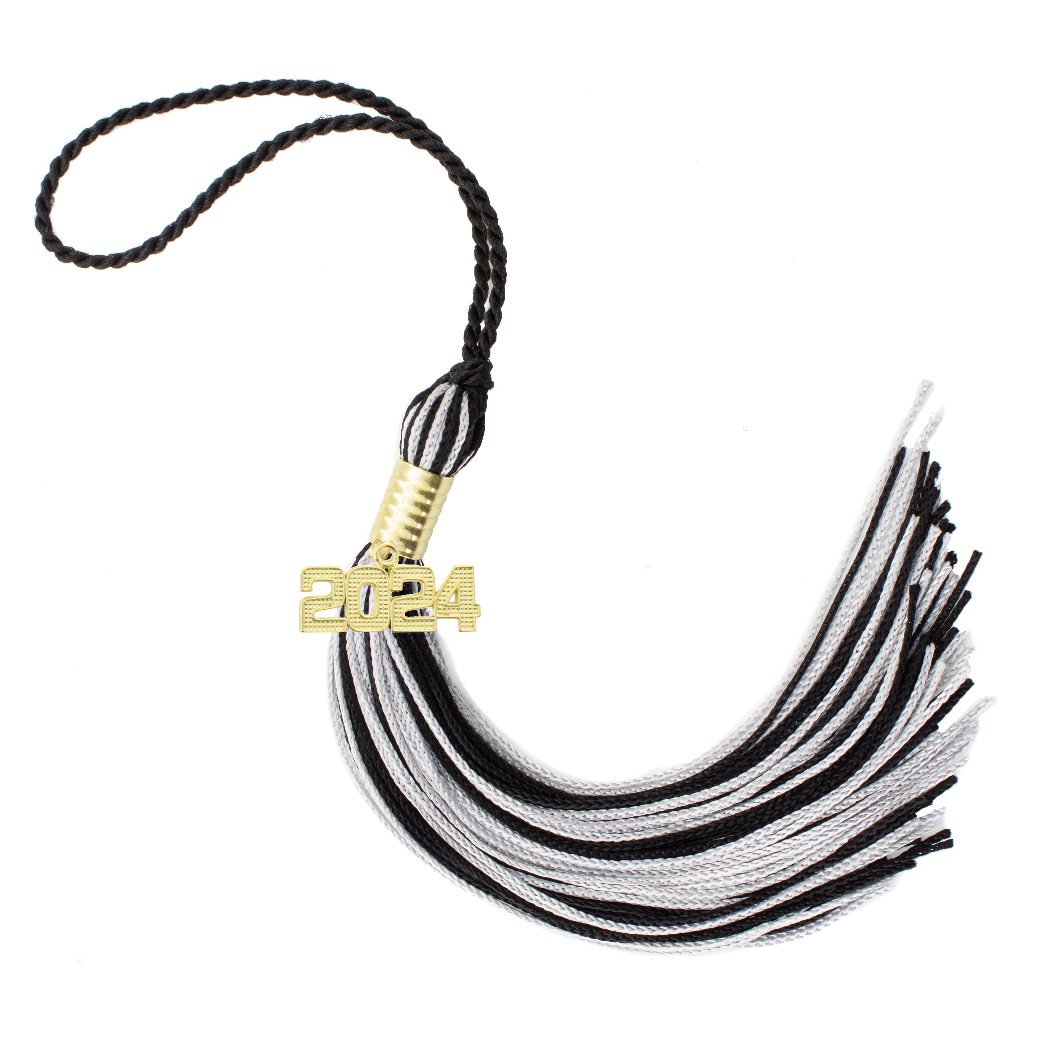 2024 BLACK / GRAY GRADUATION TASSEL - EVERY SCHOOL COLOR AVAILABLE ...