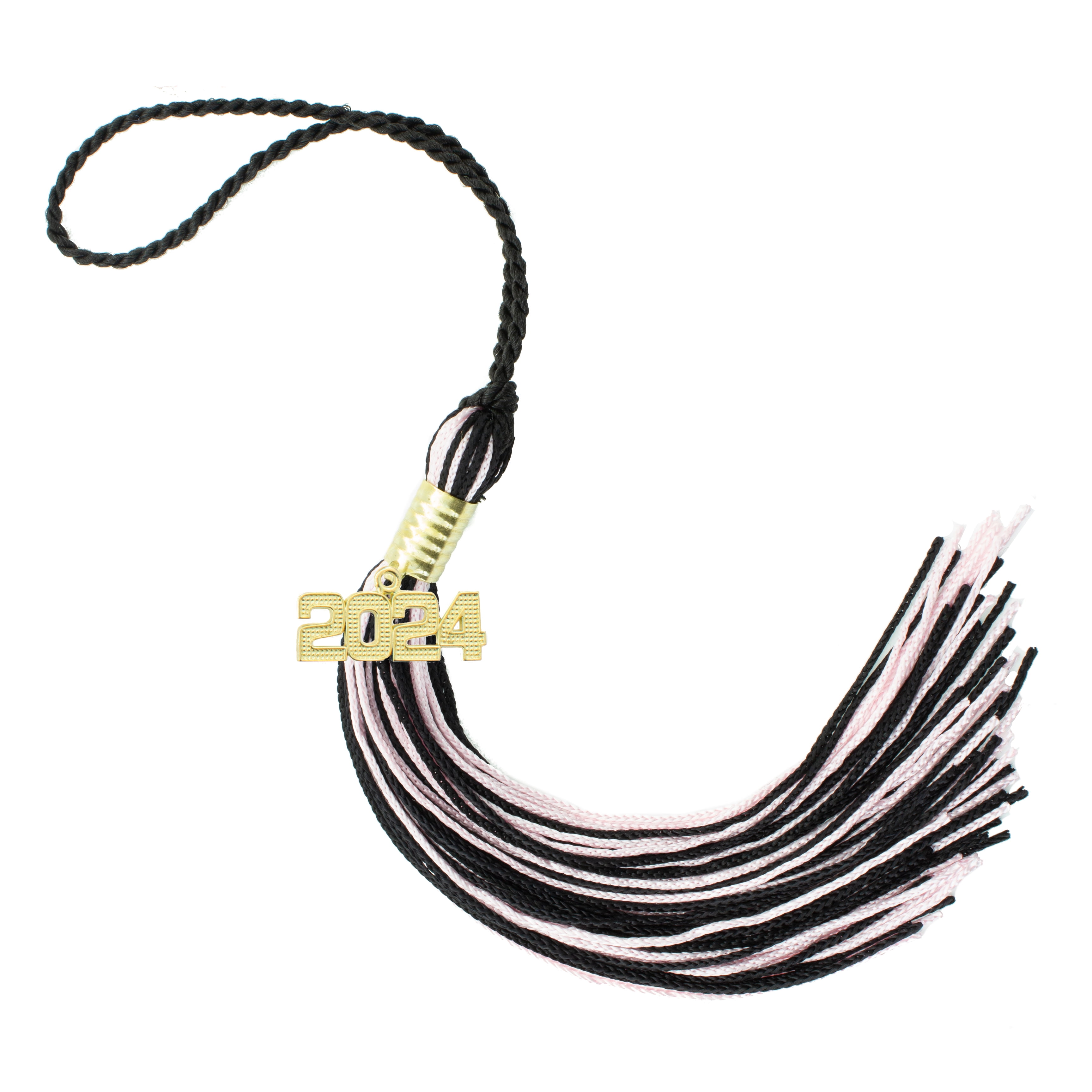 2024 BLACK / LIGHT PINK GRADUATION TASSEL - EVERY SCHOOL COLOR ...