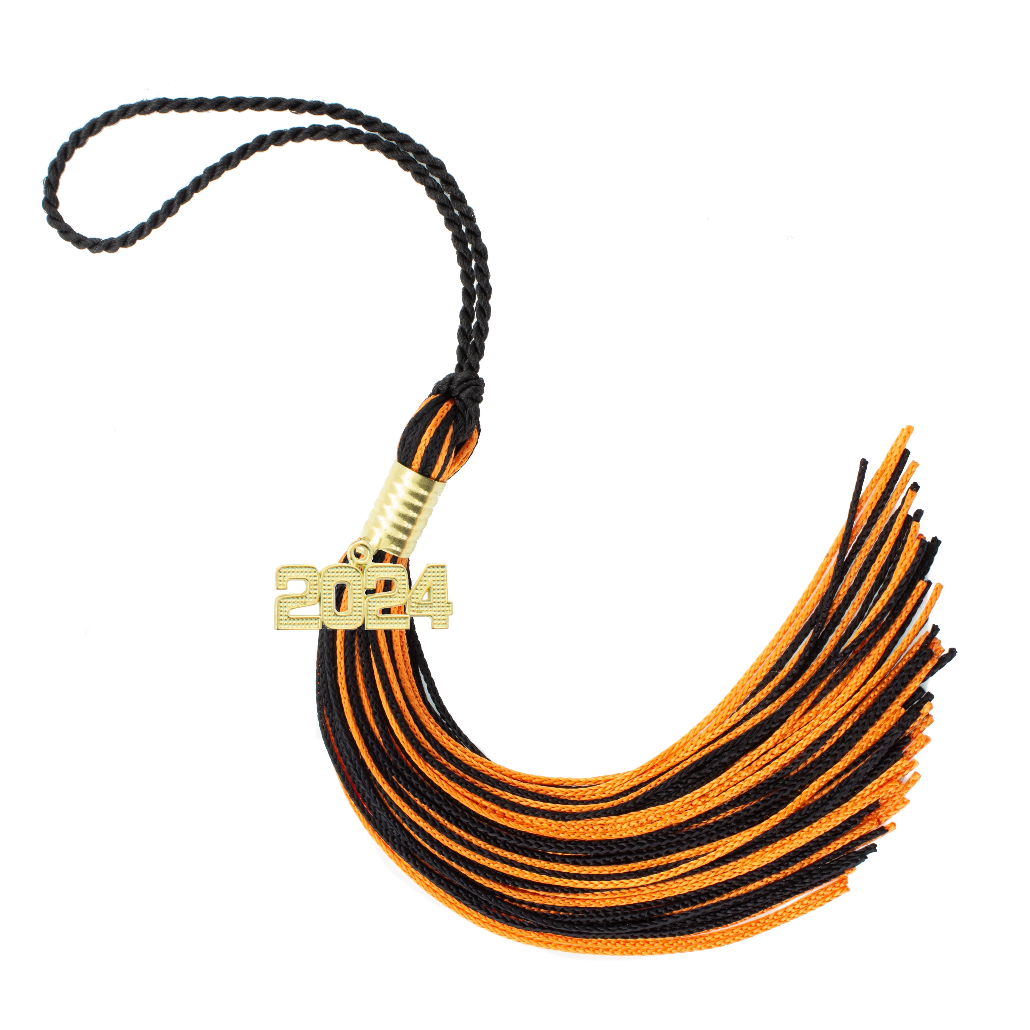 2024 BLACK / ORANGE GRADUATION TASSEL - EVERY SCHOOL COLOR AVAILABLE ...