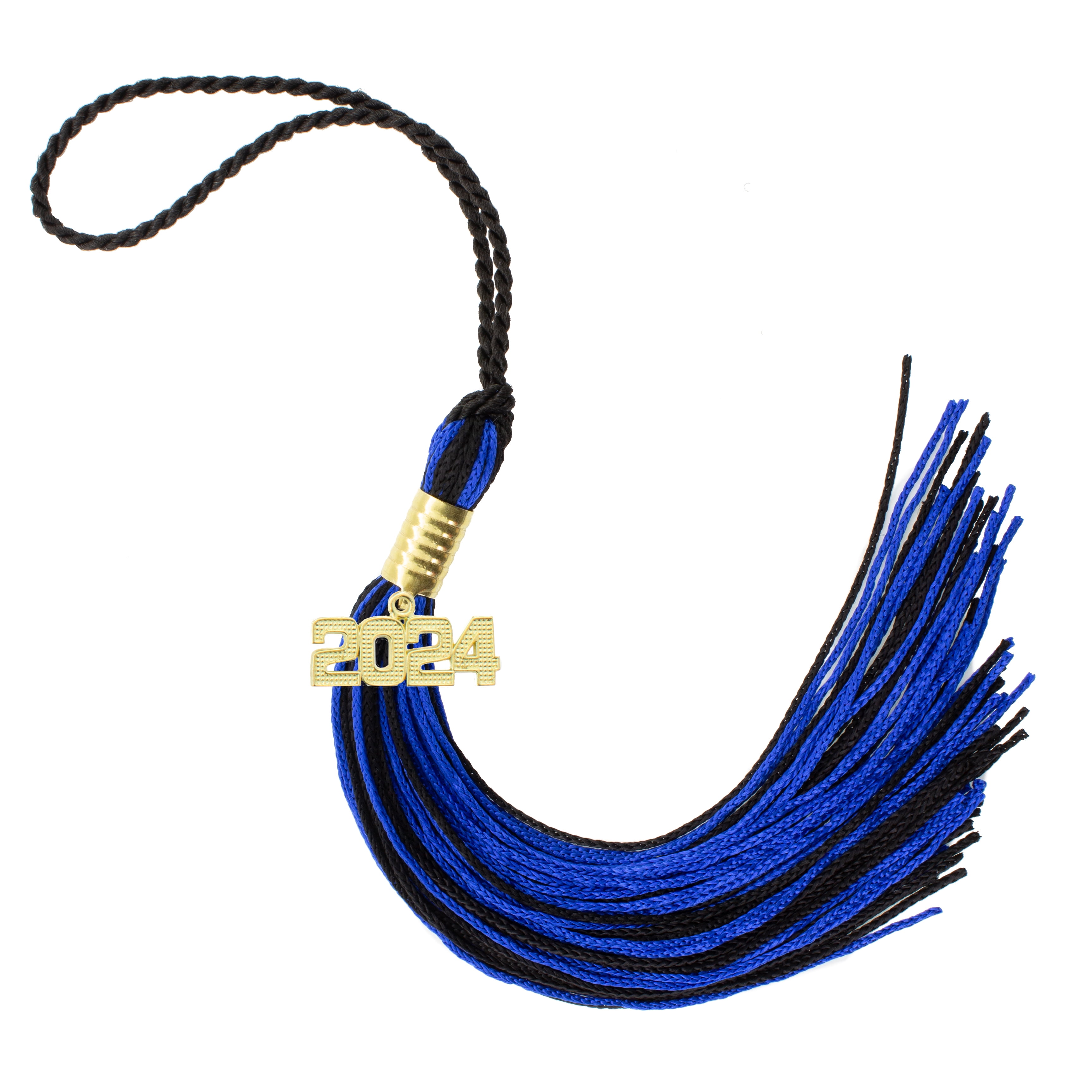 2024 BLACK / ROYAL GRADUATION TASSEL - EVERY SCHOOL COLOR AVAILABLE ...