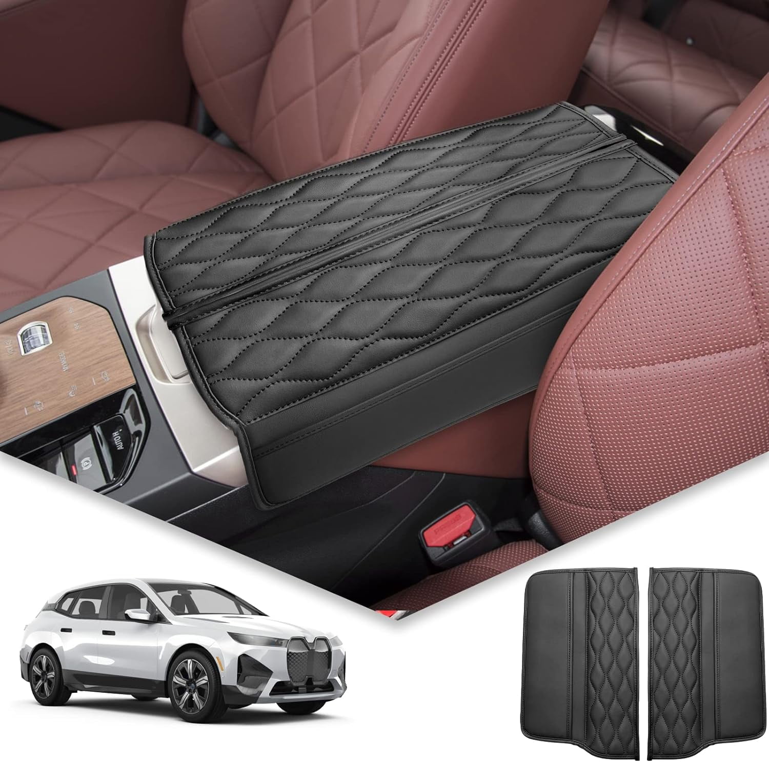 for 2024 BMW iX Accessories Arm Rest Cover for 2022 2024 BMW iX (I20 ...