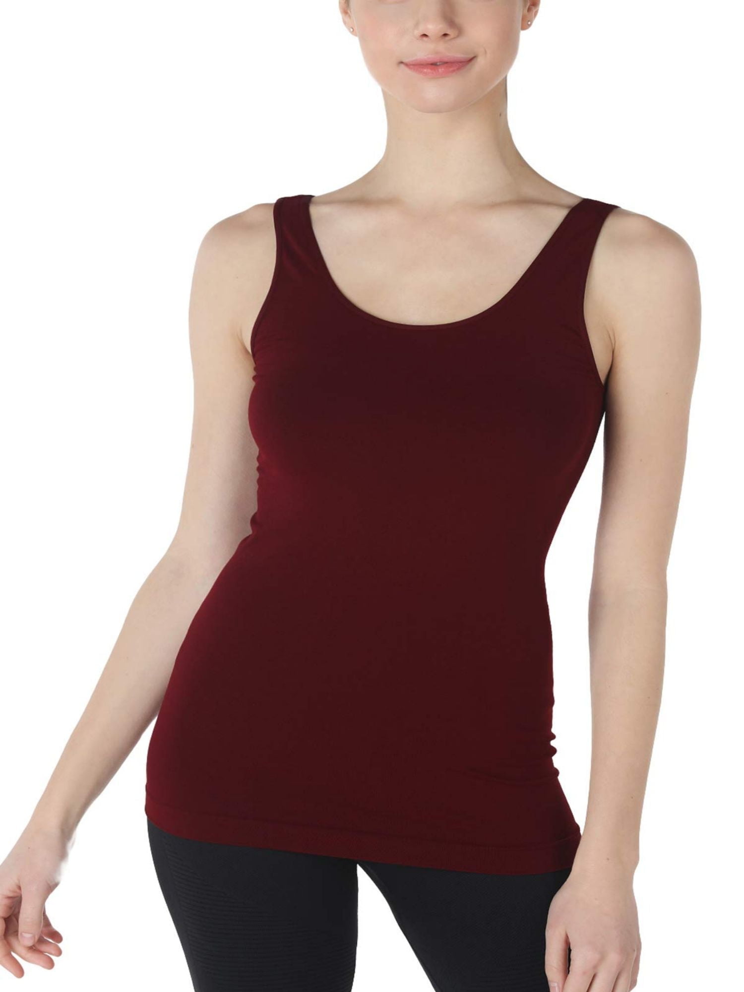 2024 Basic Tank Tops for Women Undershirt Tank Top Sleeveless Under ...