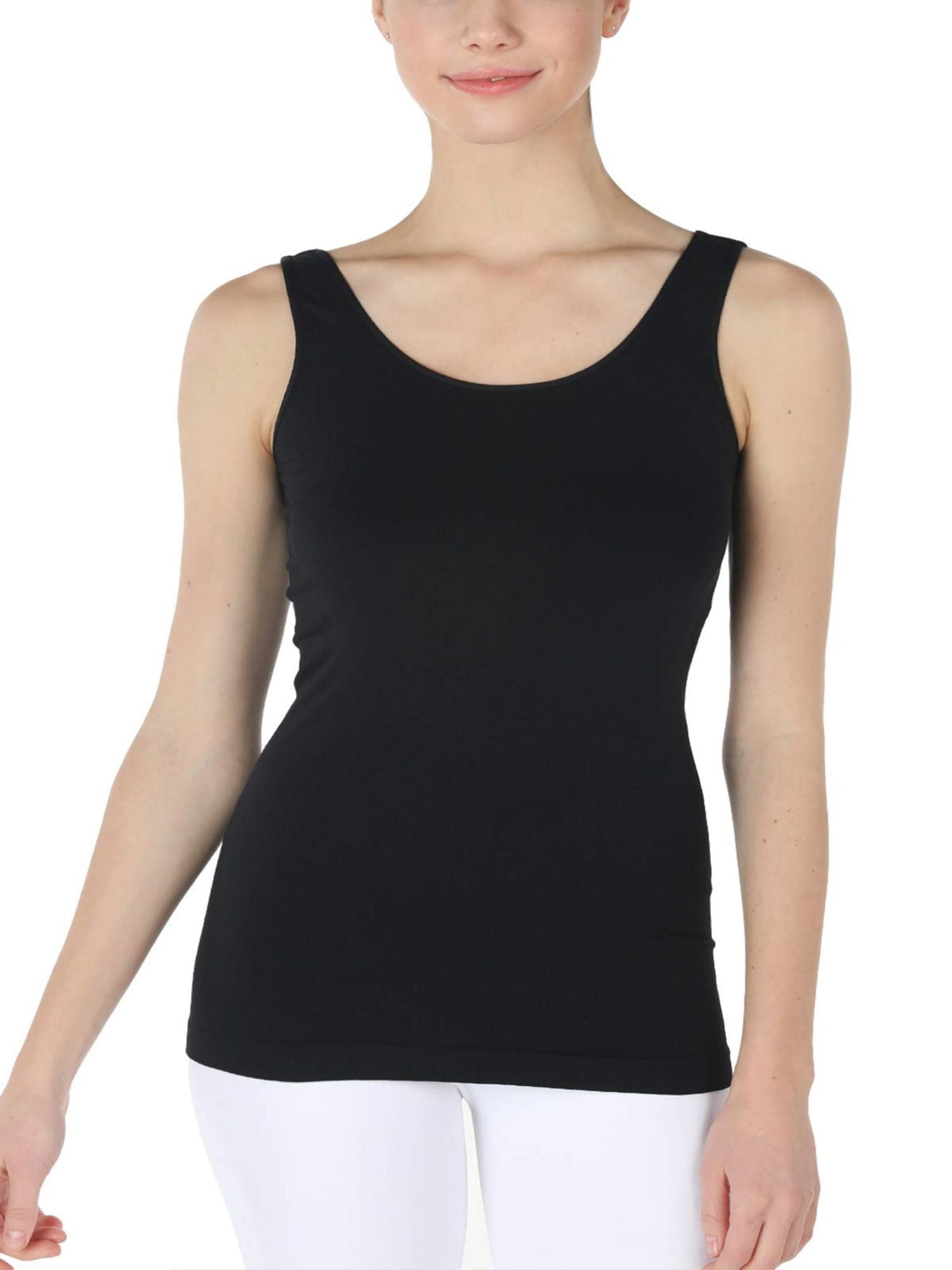 2024 Basic Tank Tops for Women Undershirt Tank Top Sleeveless Under ...