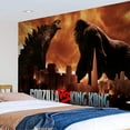 2024 Best-selling Godzilla wars King Kong, bedroom decoration tapestry ...