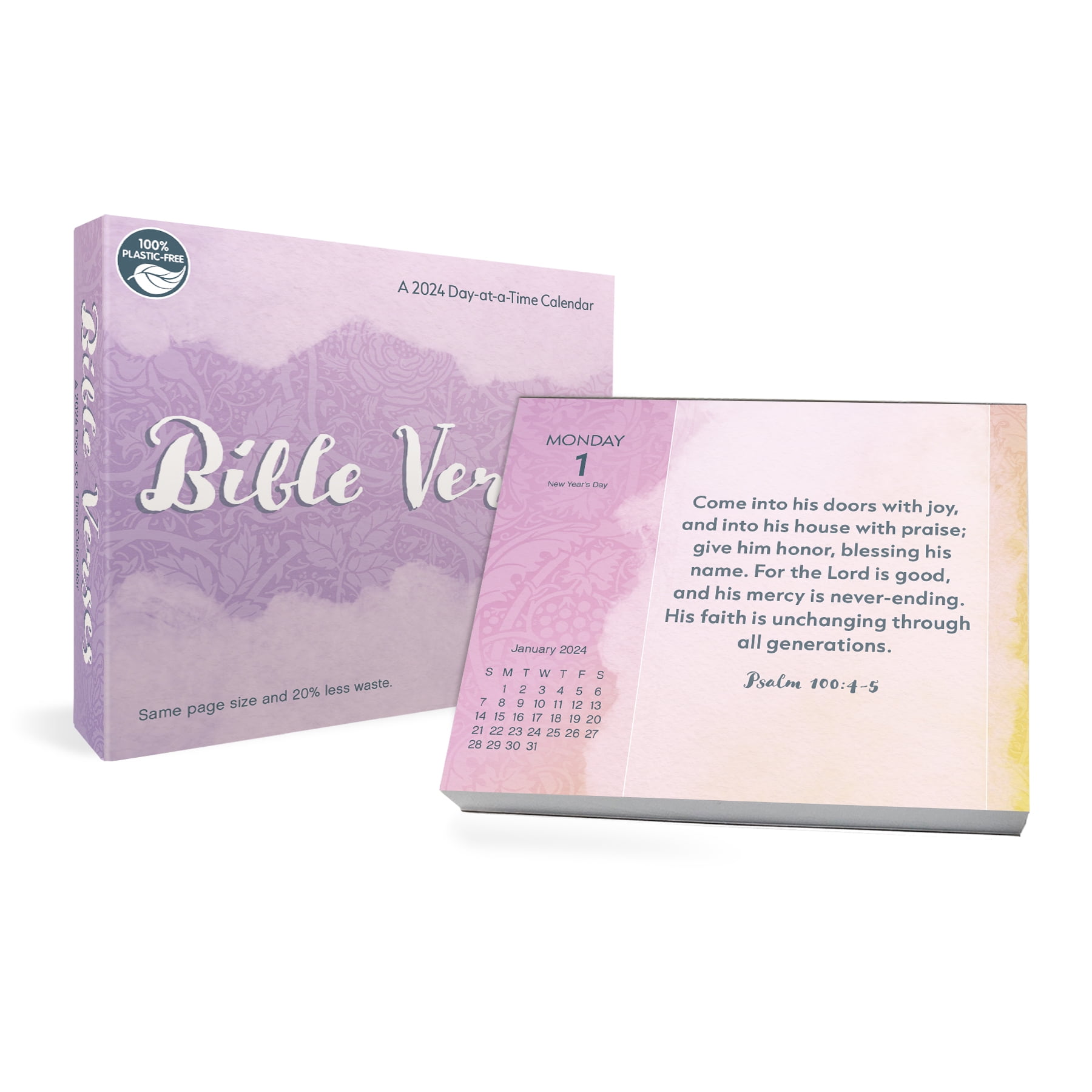 2024 Bible Verses Box Calendar - Walmart.com