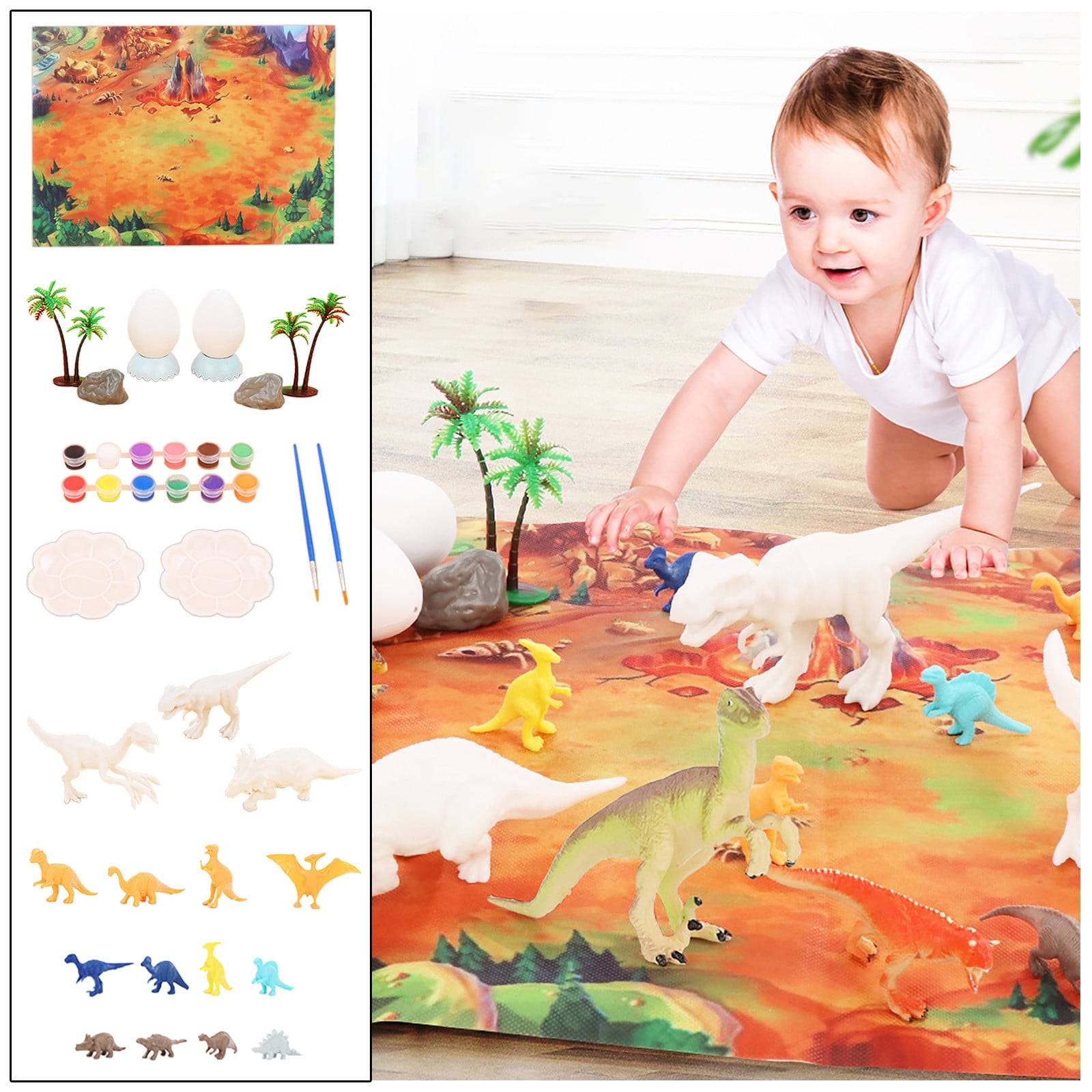 Deals of The Day Clearance! FAJHHA Dinosaur Painting Set for Kids,DIY ...
