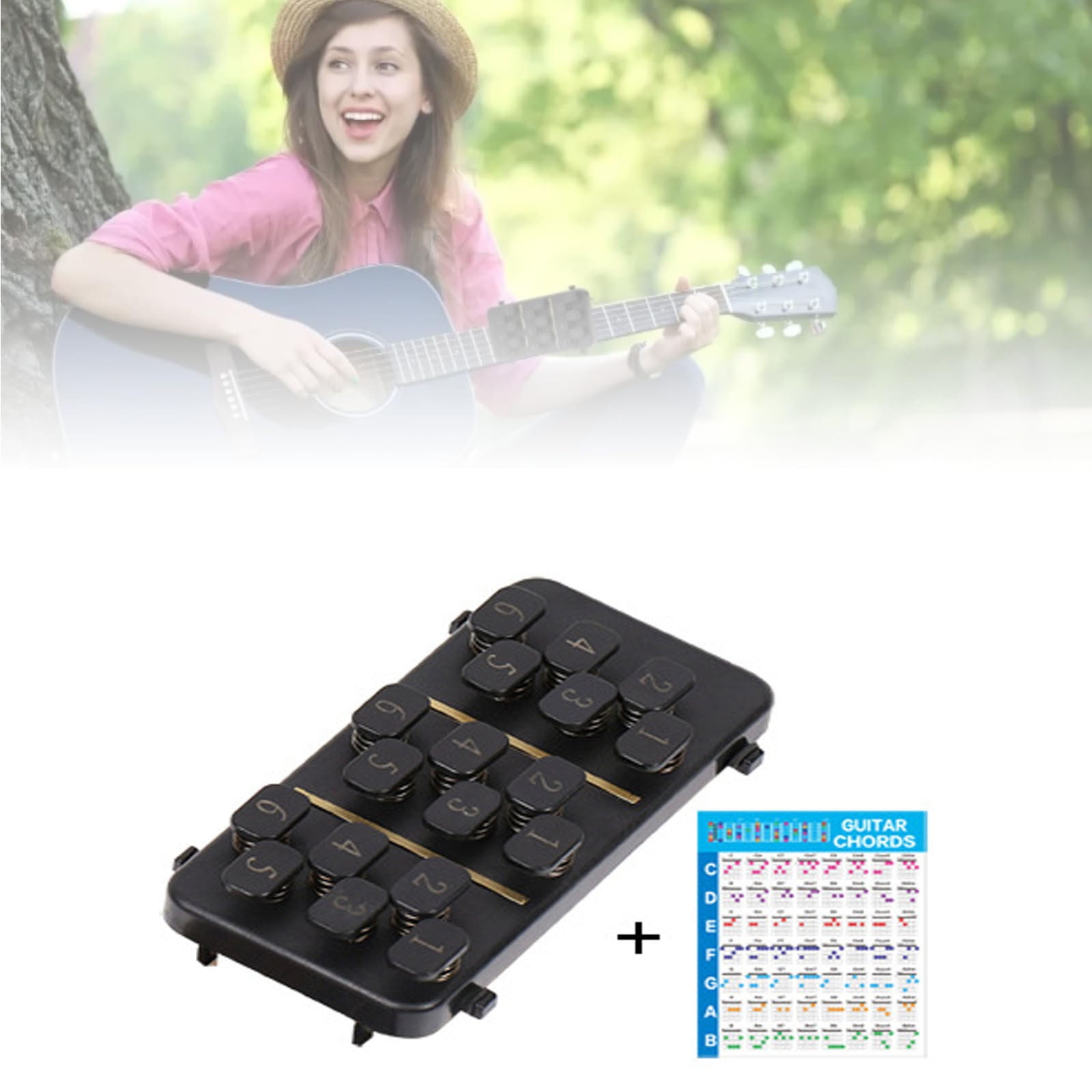 Big Sales! Topliu Finger Guitar Chord Machine,Practice Auxiliary Device ...