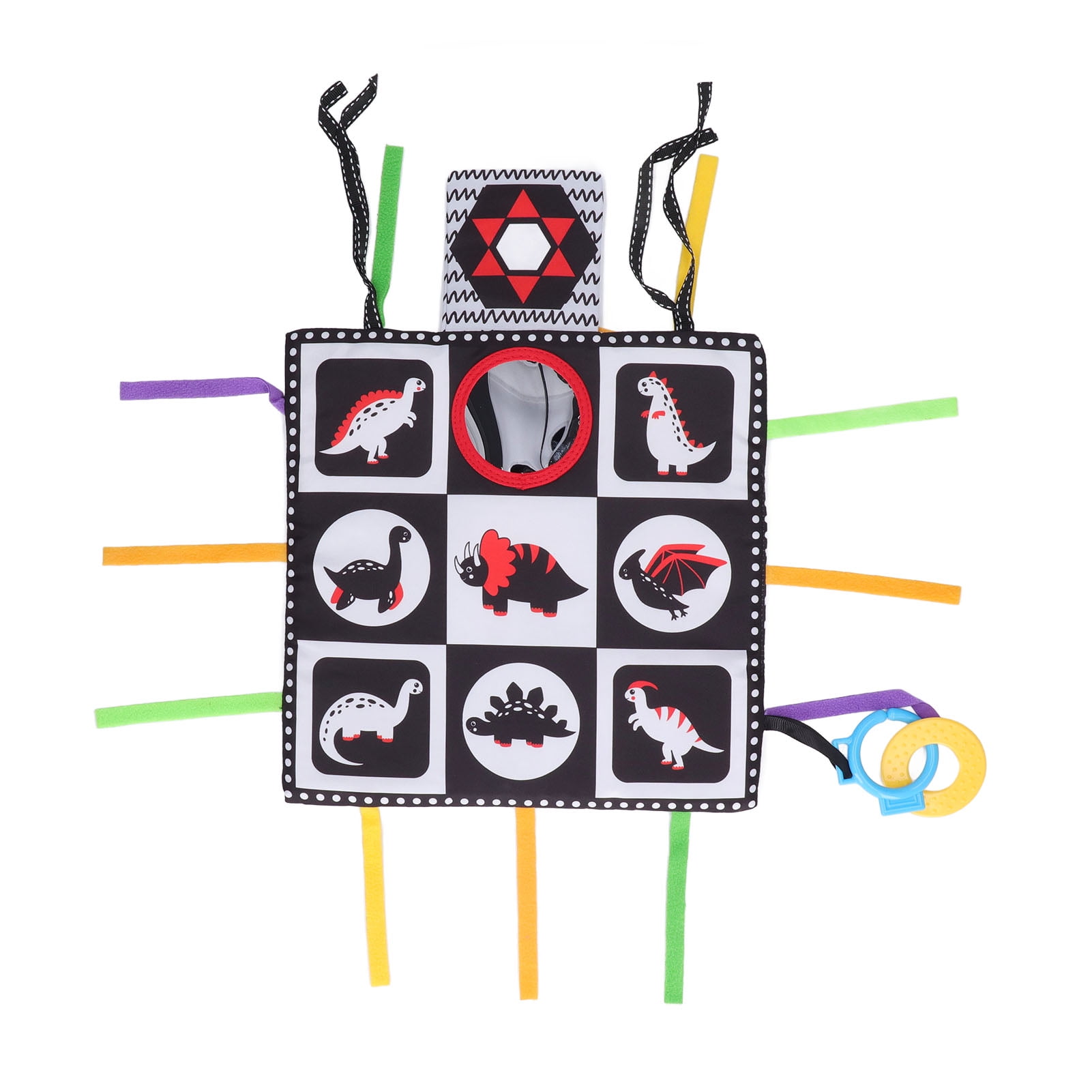 2024 Black and White High Contrast Soft Book Infant Cloth Book with ...