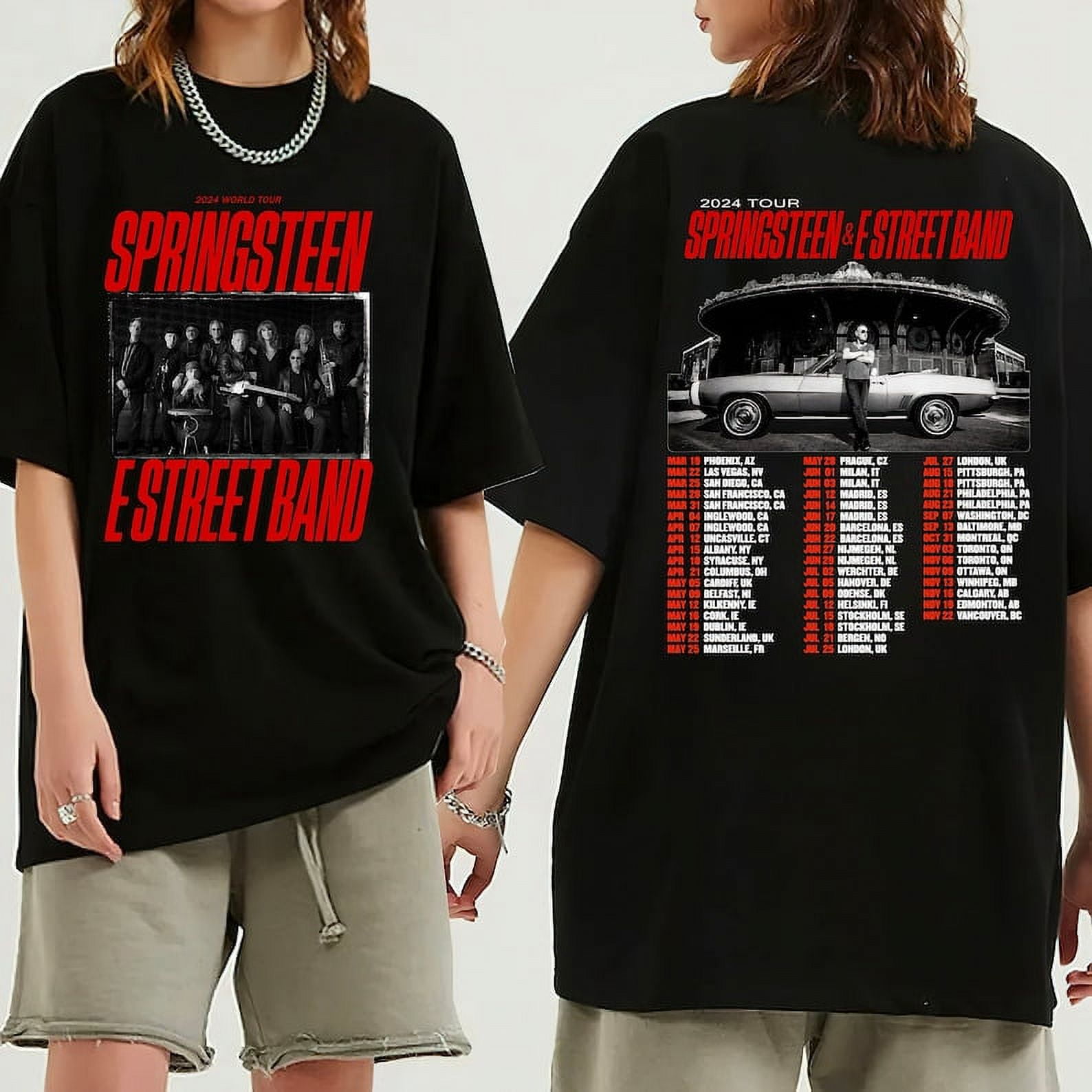 2024 Bruce Springsteen And E Street Tour Shirt,Bruce Springsteen Fan ...