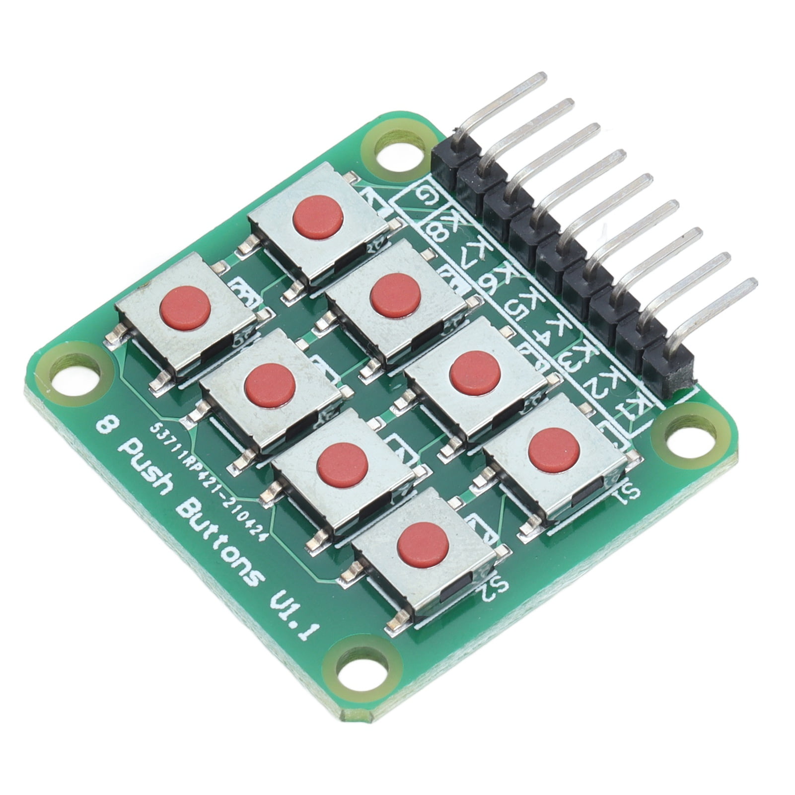 2024 Button Key Module Keypad Board 2x4 Matrix 8 Push Micro Switch for ...