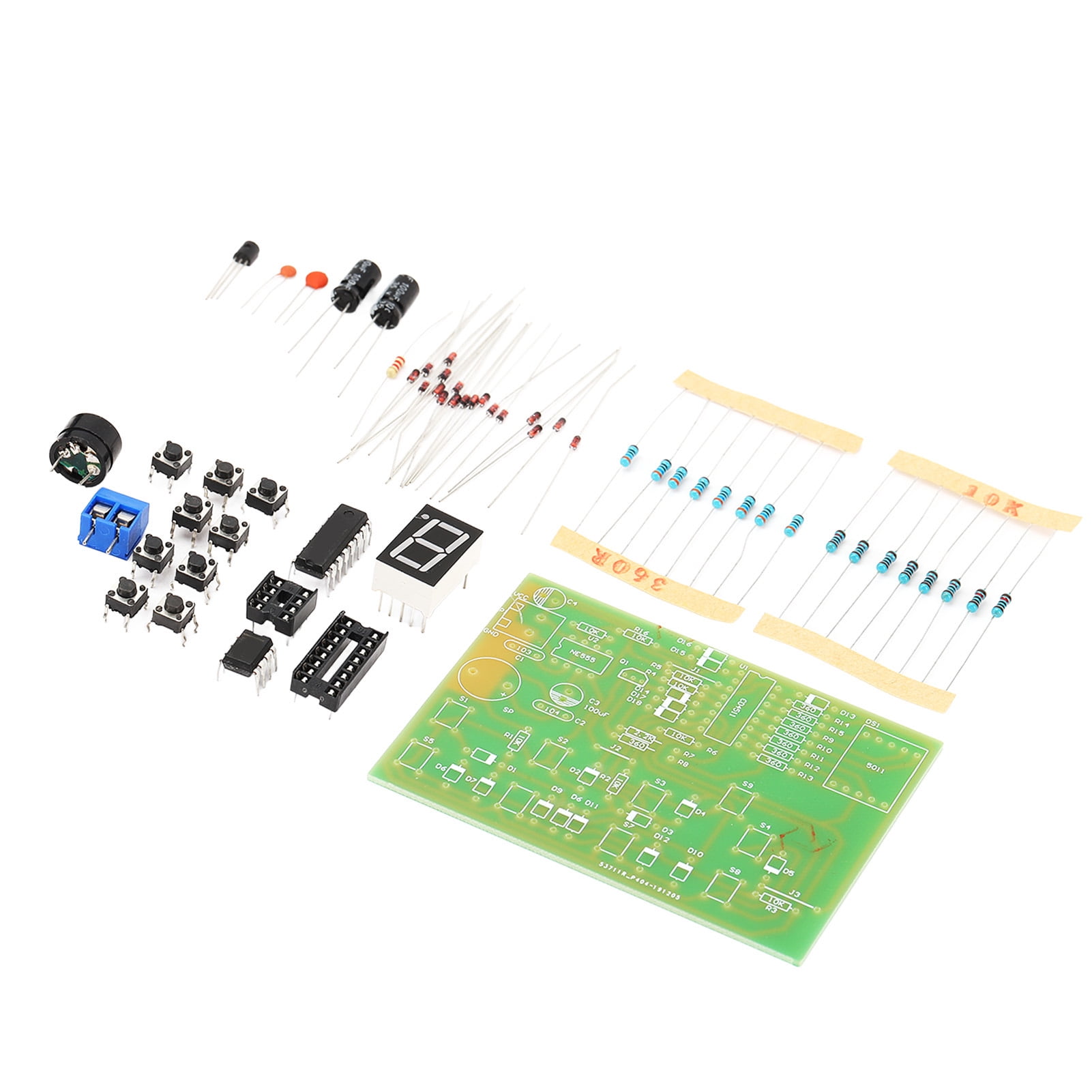 2024 CD4511 Eight Way Digital Answerer Experiment Kit Electronic DIY ...