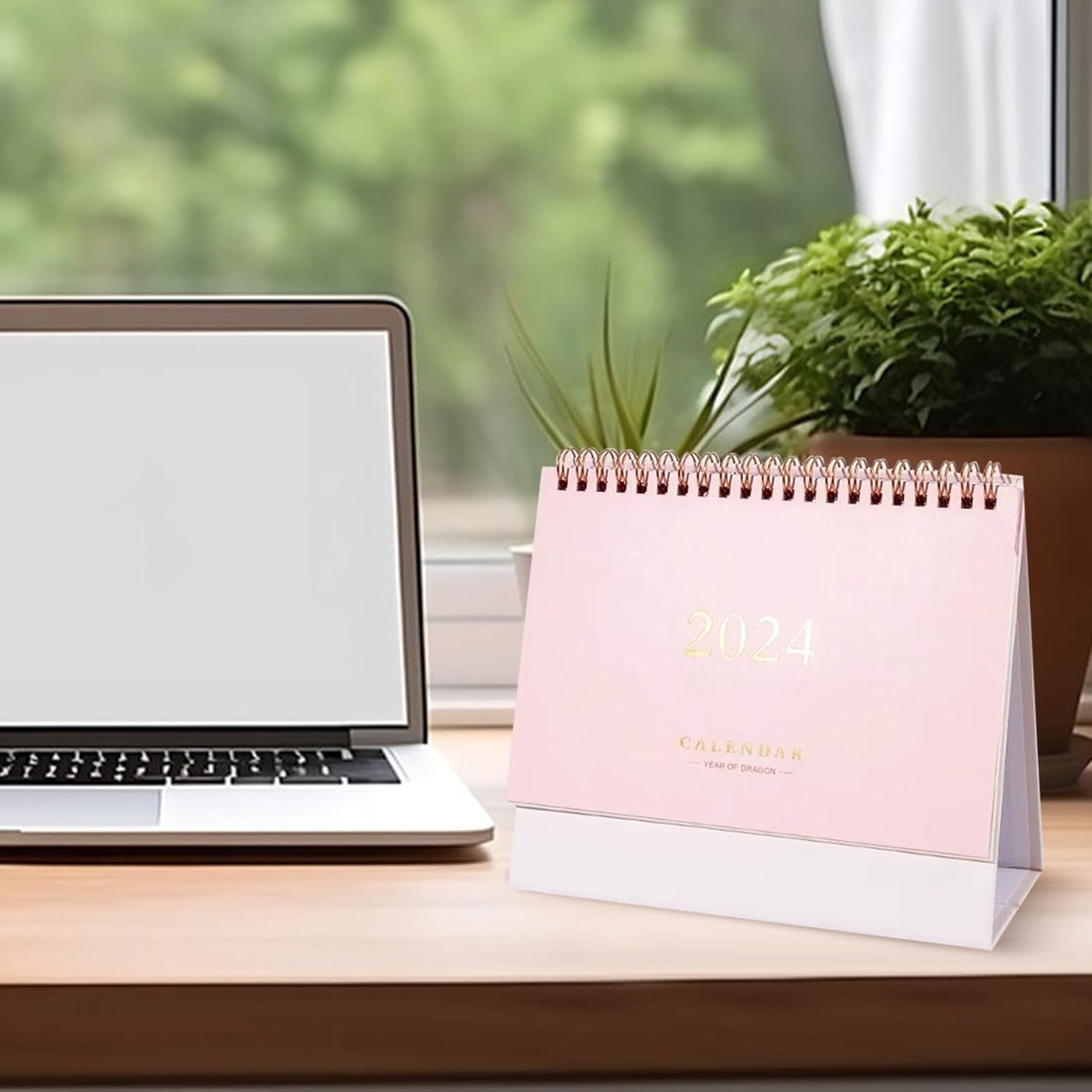 2024 Calendar Book Desktop Portable Desk Calendar 2024, Jan.2024 - Dec.2024, New Year Minimalist ...