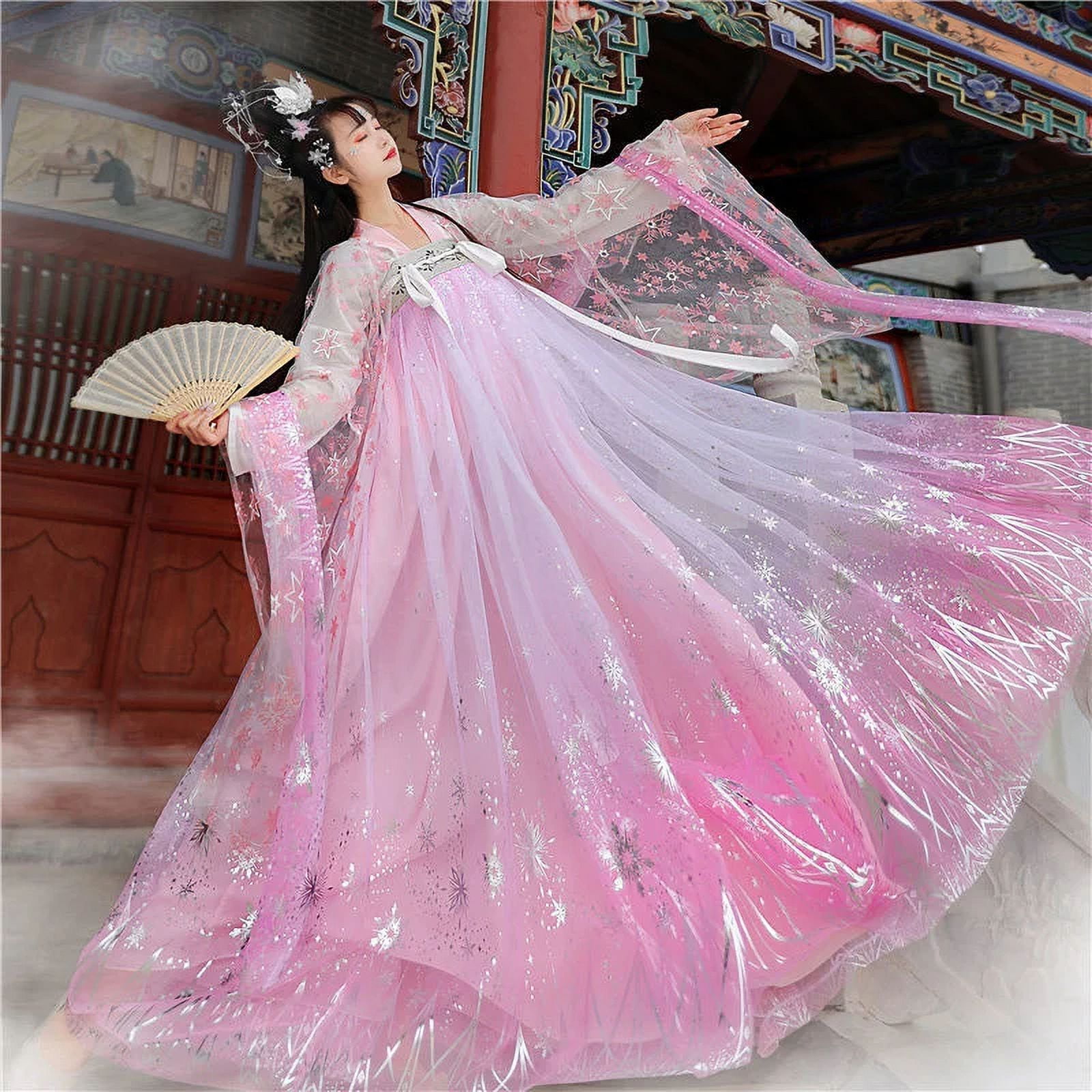 2024 Carol Star Sequins Gradient Shimmering Women Gown Set Traditional ...