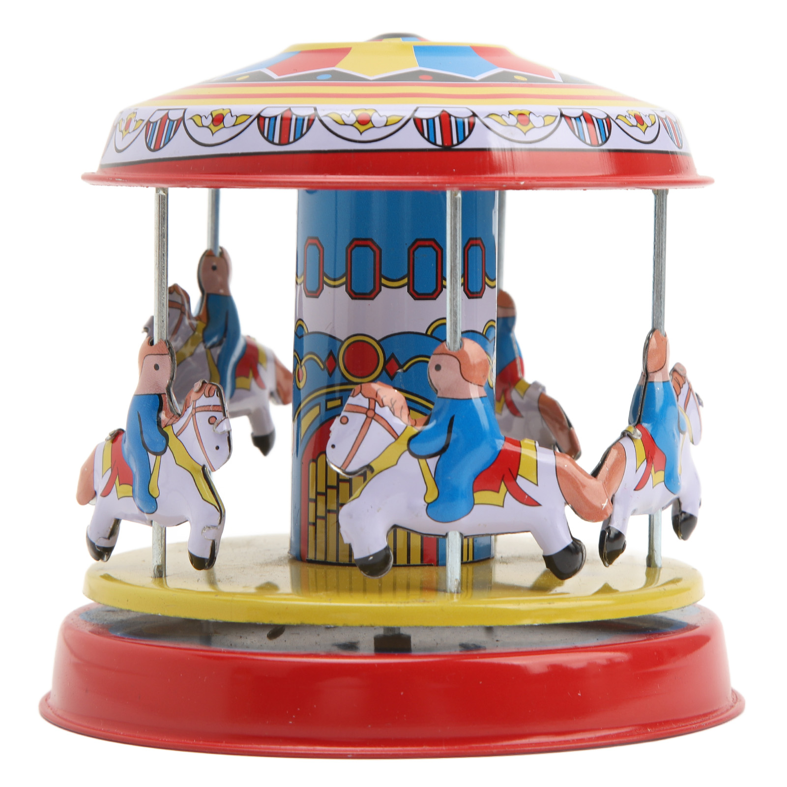 2024 Carousel Horse Wind Up Toys Retro Handmade Interesting Rotating ...