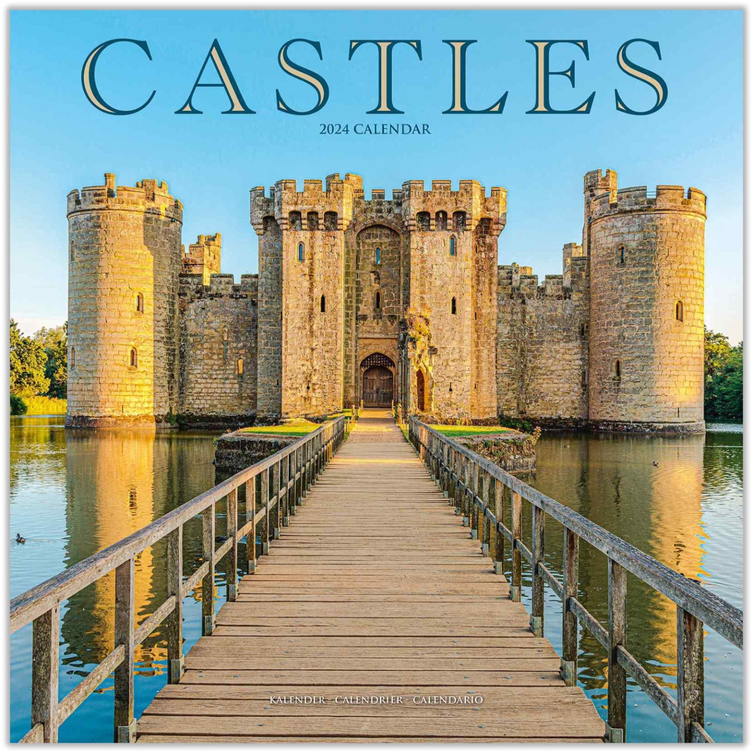 2024 Castles Calendar - Monthly Wall Calendar - 12 x 24 Open - Premium ...