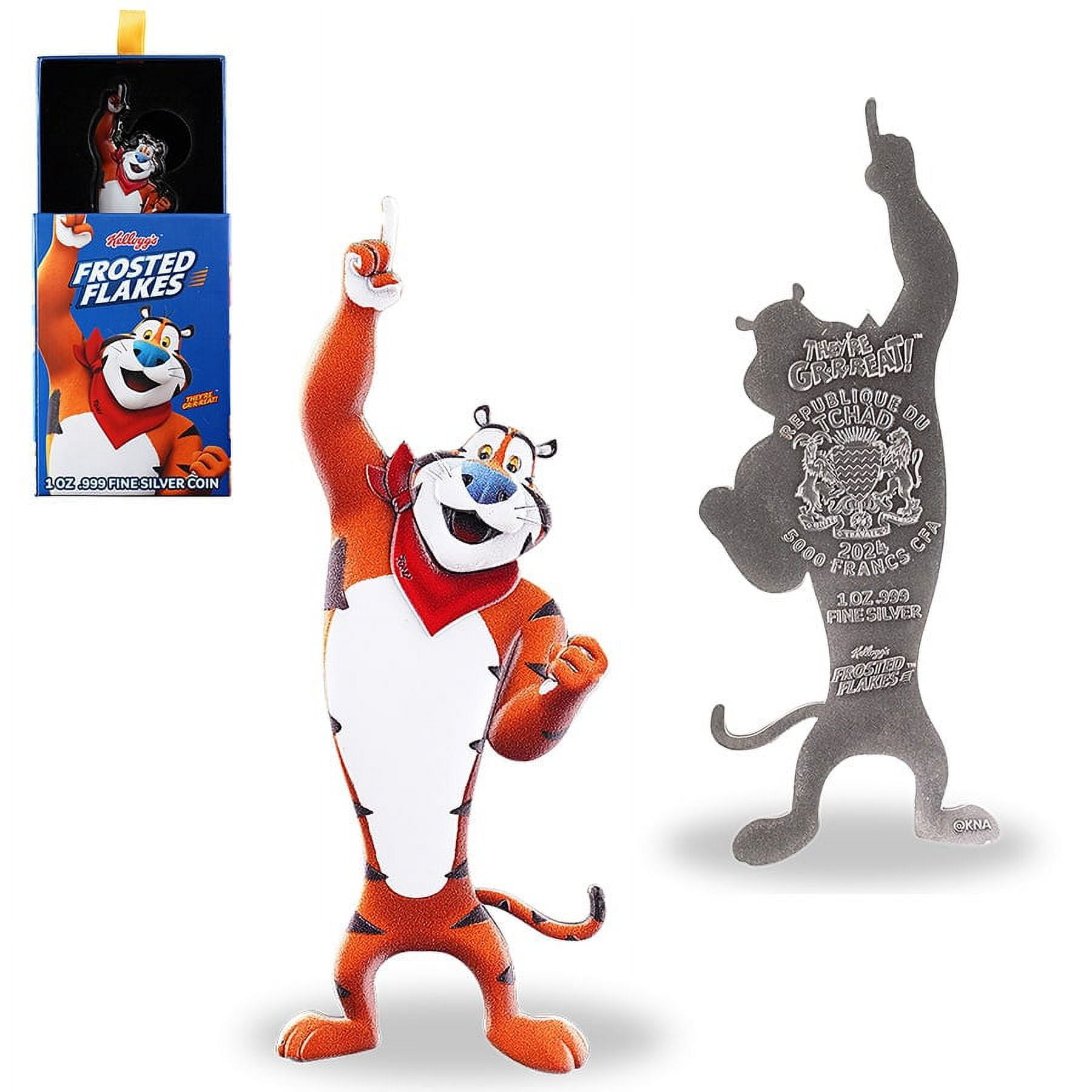 2024 Chad 1 oz Kellogg's Frosted Flakes™ Silver Coin - Walmart.com