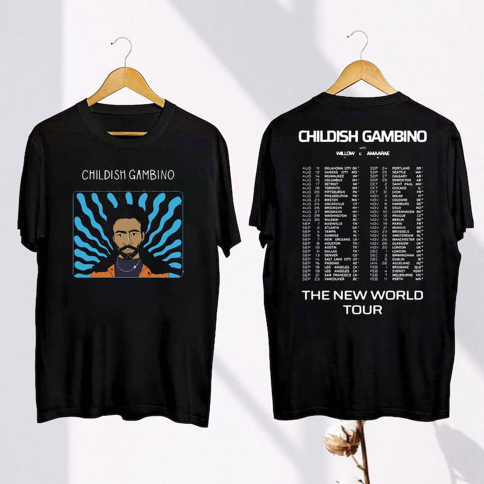 2024 Childish Gambino The New World Tour T-Shirt, Childish Gambino ...