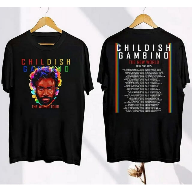 2024 Childish Gambino World Tour Shirt, Childish Gambino 90s Vin shirt ...