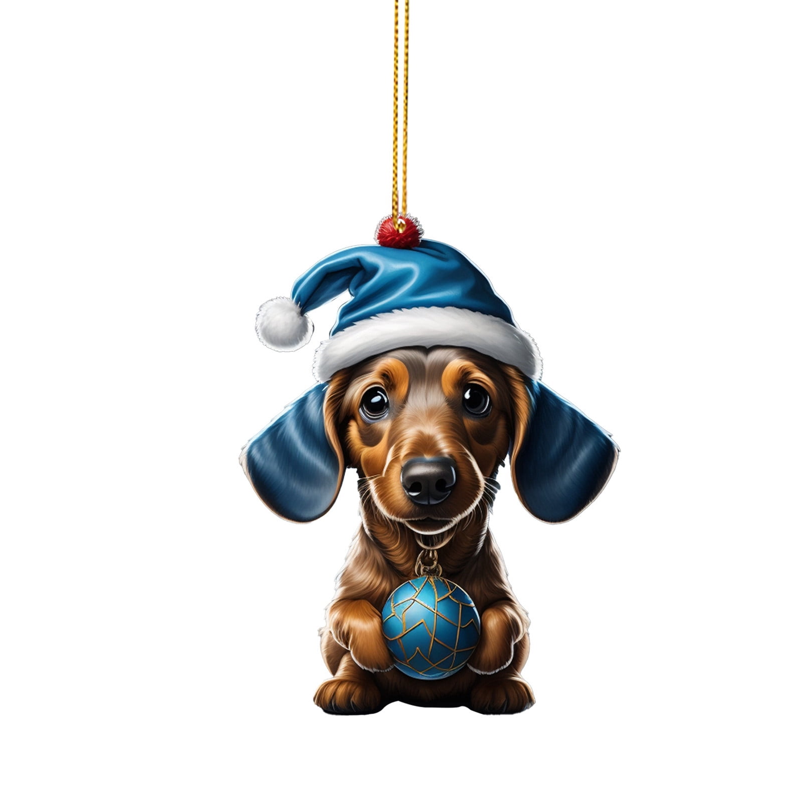 2024 Christmas Dachshund Dog Tree Decorations,Dachshund Dog Christmas ...