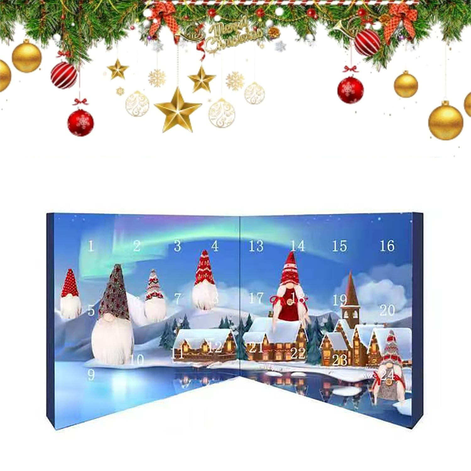 2024 Christmas Gifts Advent Calendar 24 Holiday Gnome Countdown ...
