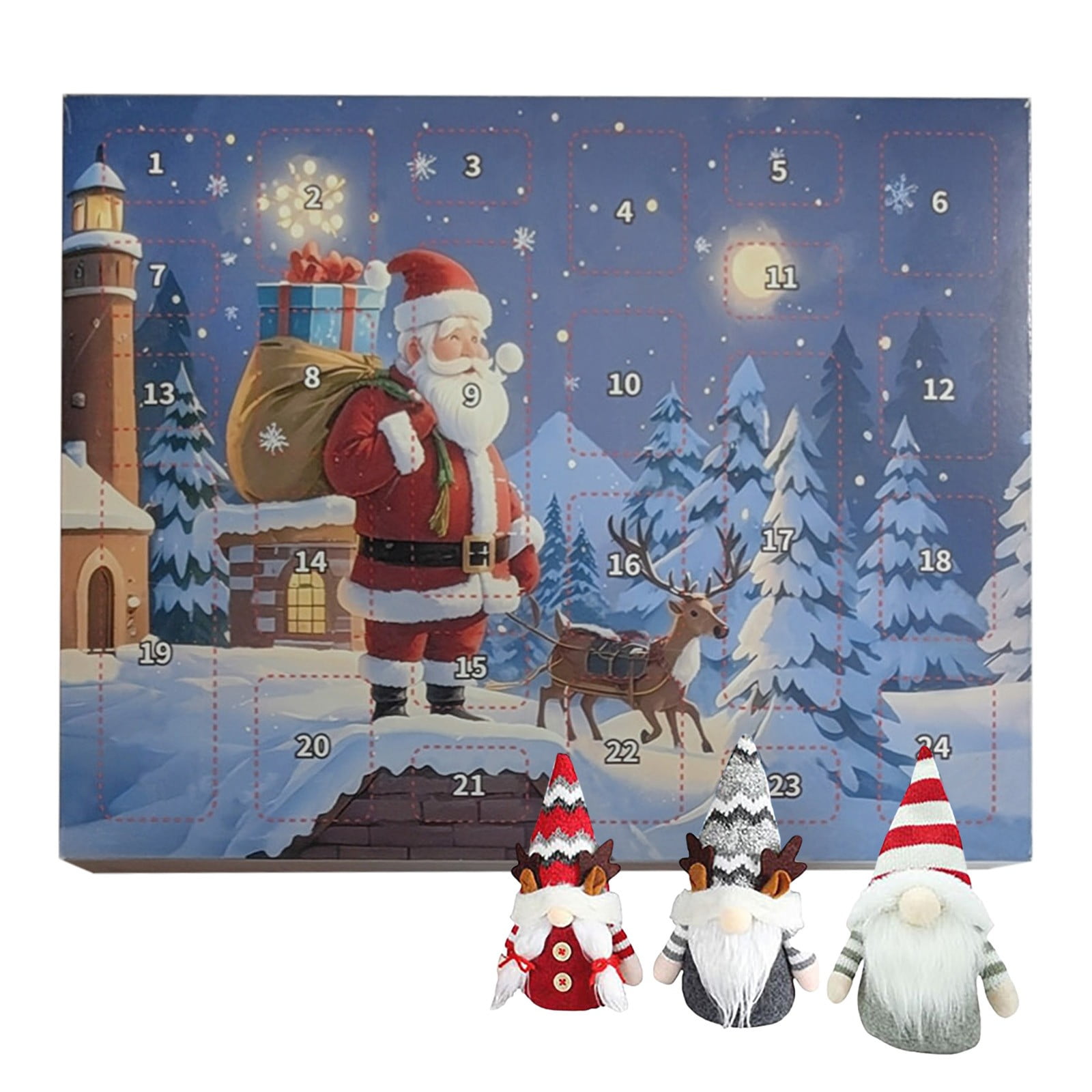 2024 Christmas Advent Calendar, 24 Day Advent Calendar With Collectible ...