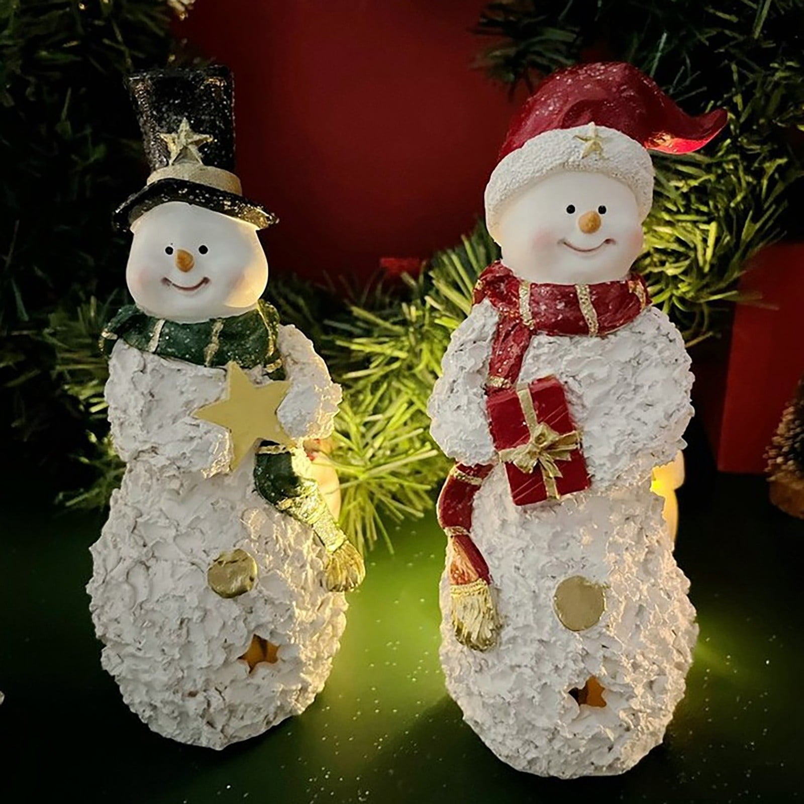 THENEWS 2024 Christmas Short Hat Snowman Doll 2023 Creative Desktop ...