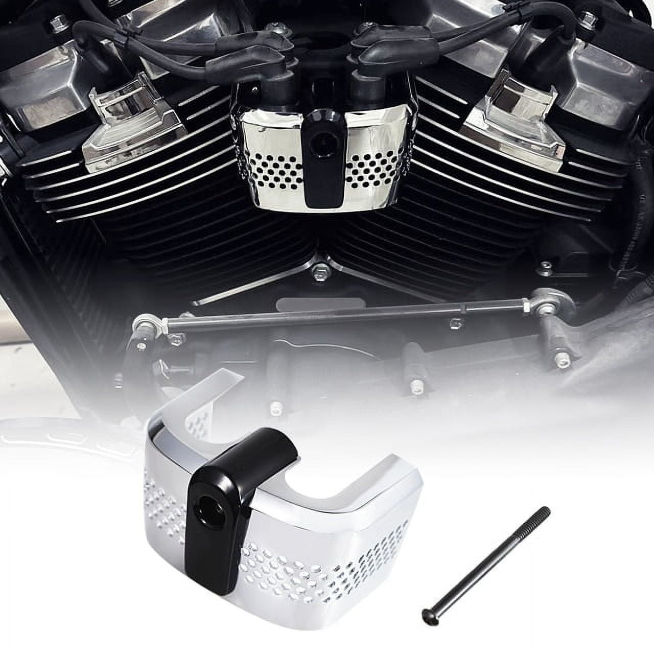 2024 Chrome Ignition Coil Cover For Harley Softail Fatboy Slim Street ...