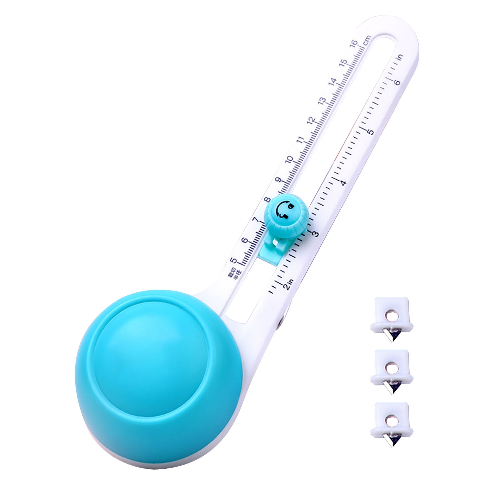 2024 Circular Paper Cutter 360 Degree Rotation Clear Scale Slide ...