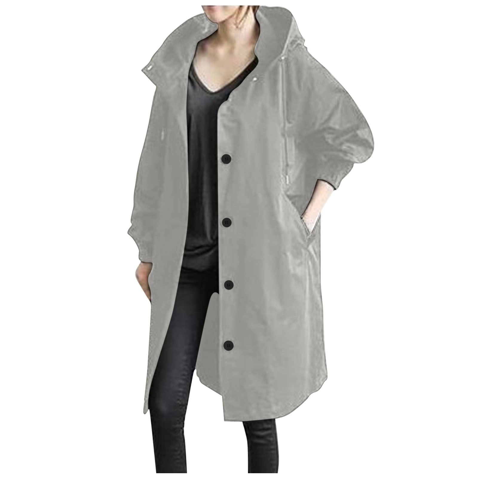 "2025 Fashion!" Olyvenn Raincoat Waterproof Long Sleeve Windbreaker ...