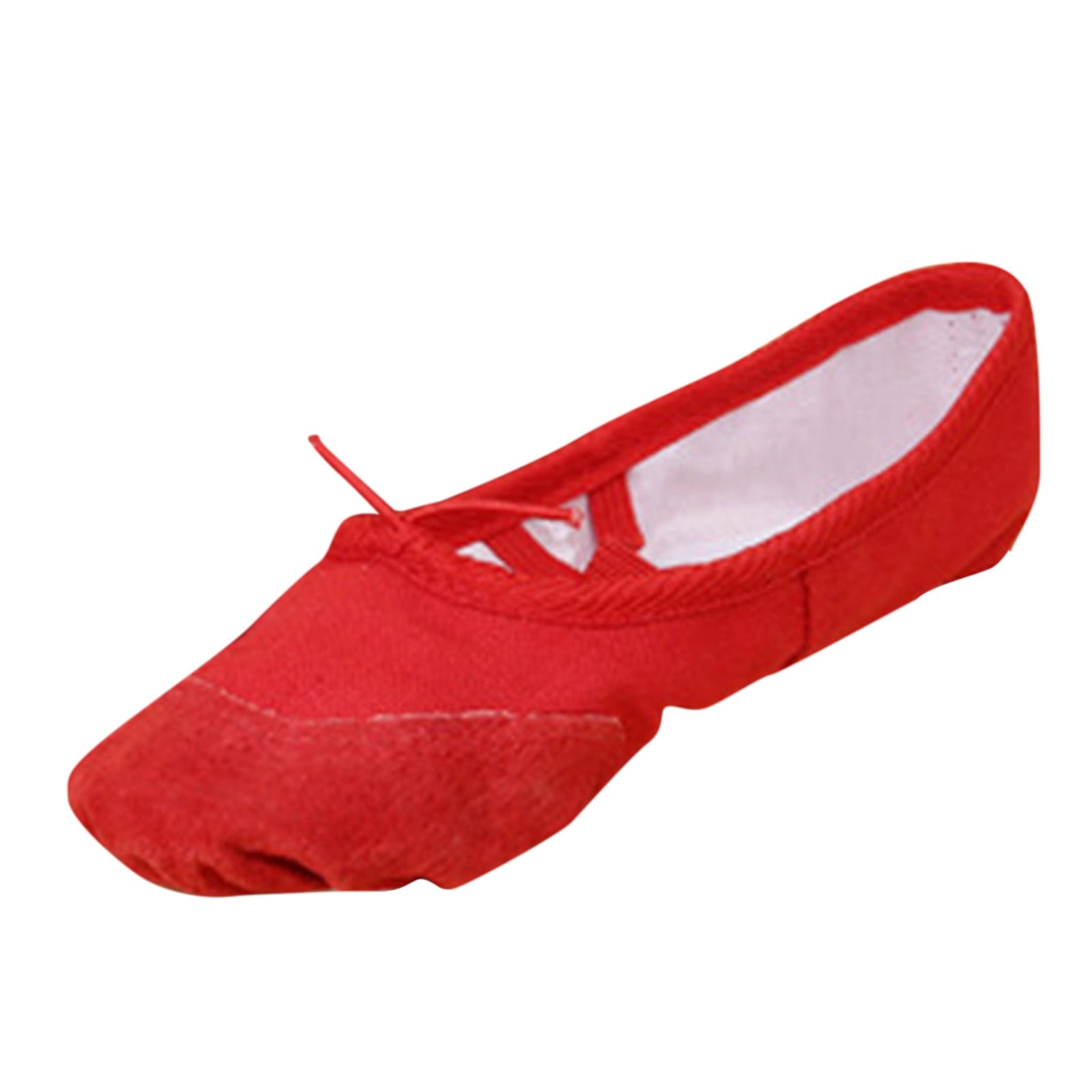 JINMGG Clearance Items Girls Ballet Elastic Band Dance Shoes Canvas ...