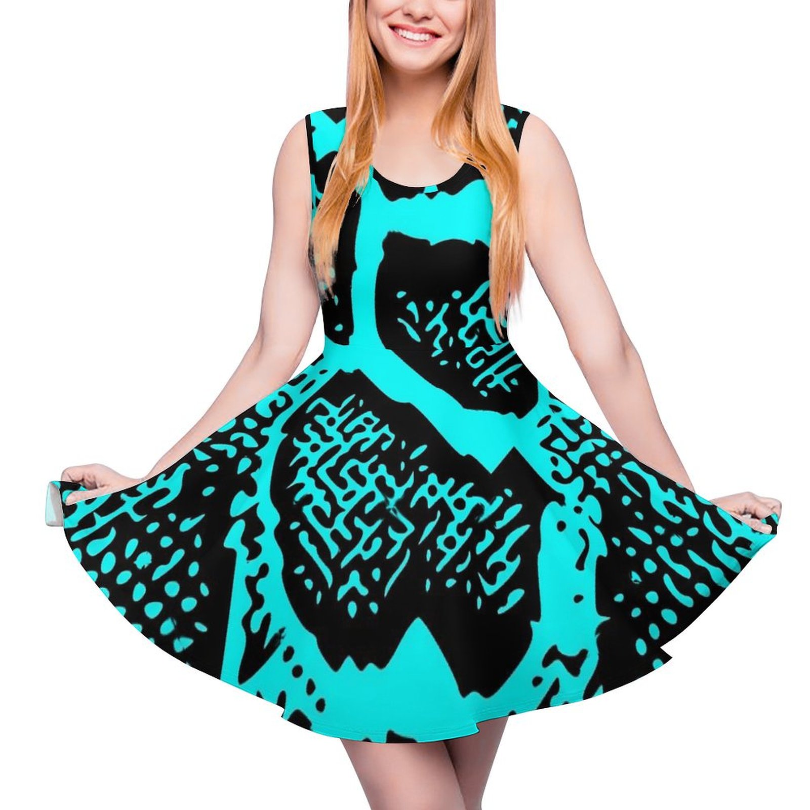 2024 Clothing Design Woman Dress Skate Oversized Aesthetic Sleeveless ...