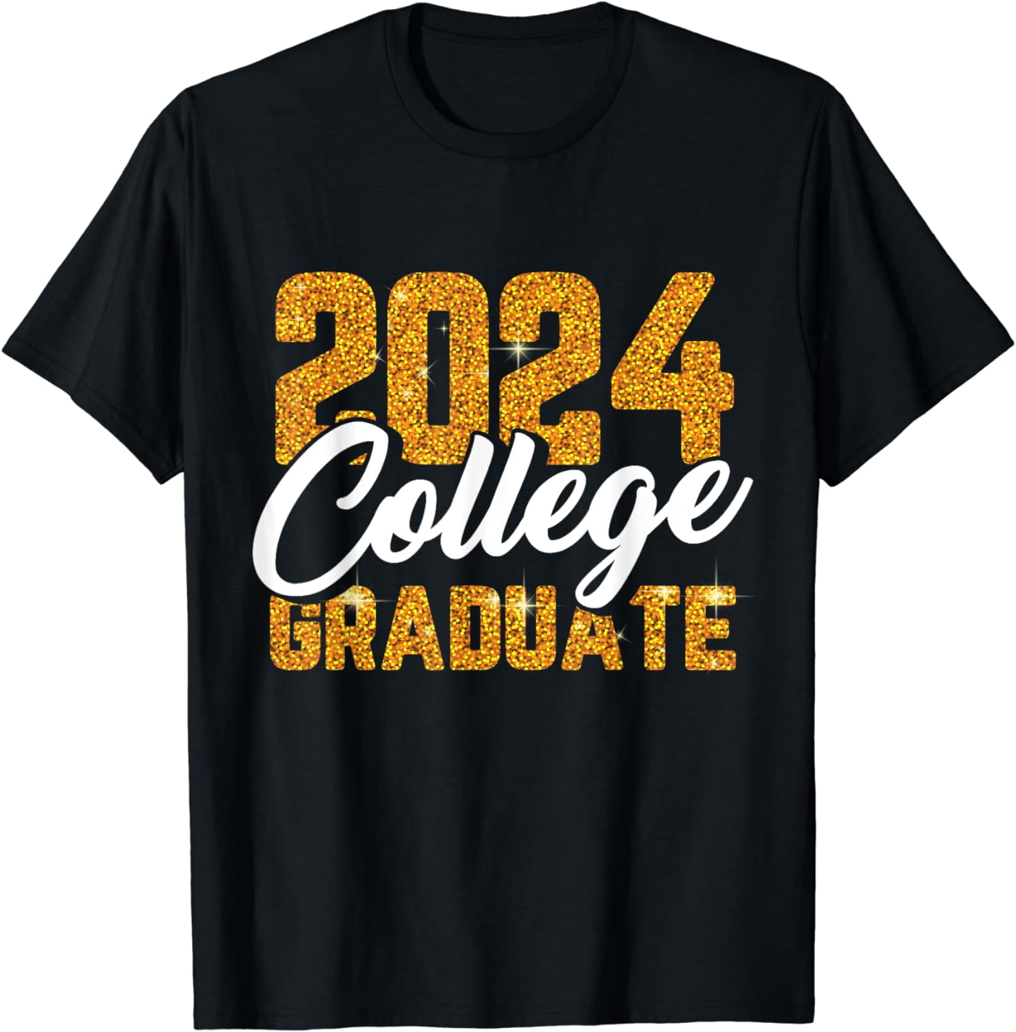 2024 College Graduate Graduation Senior Grad Men Women Cotton T-Shirt ...