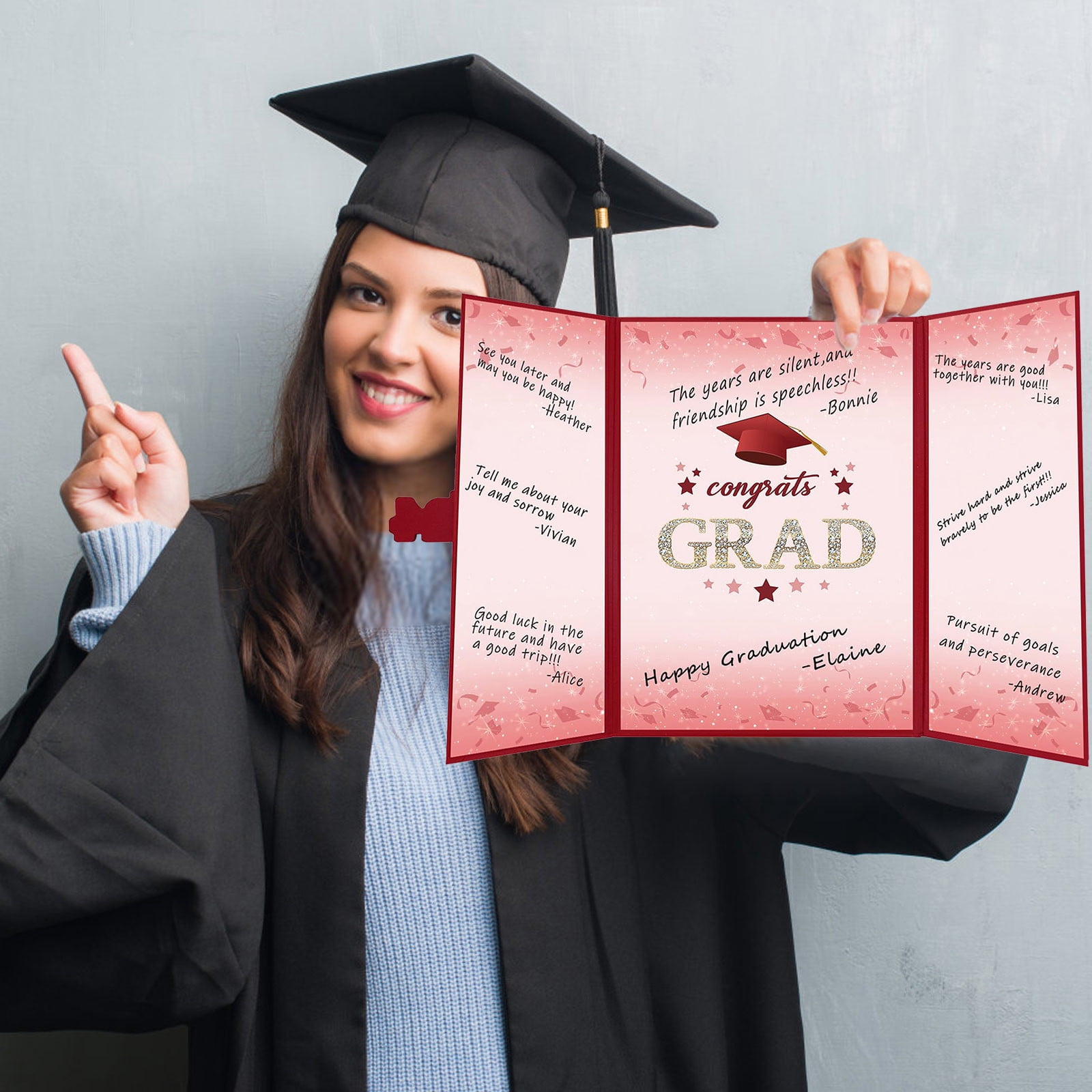 2024 College High School Graduation Signed Memorial Book Graduation ...