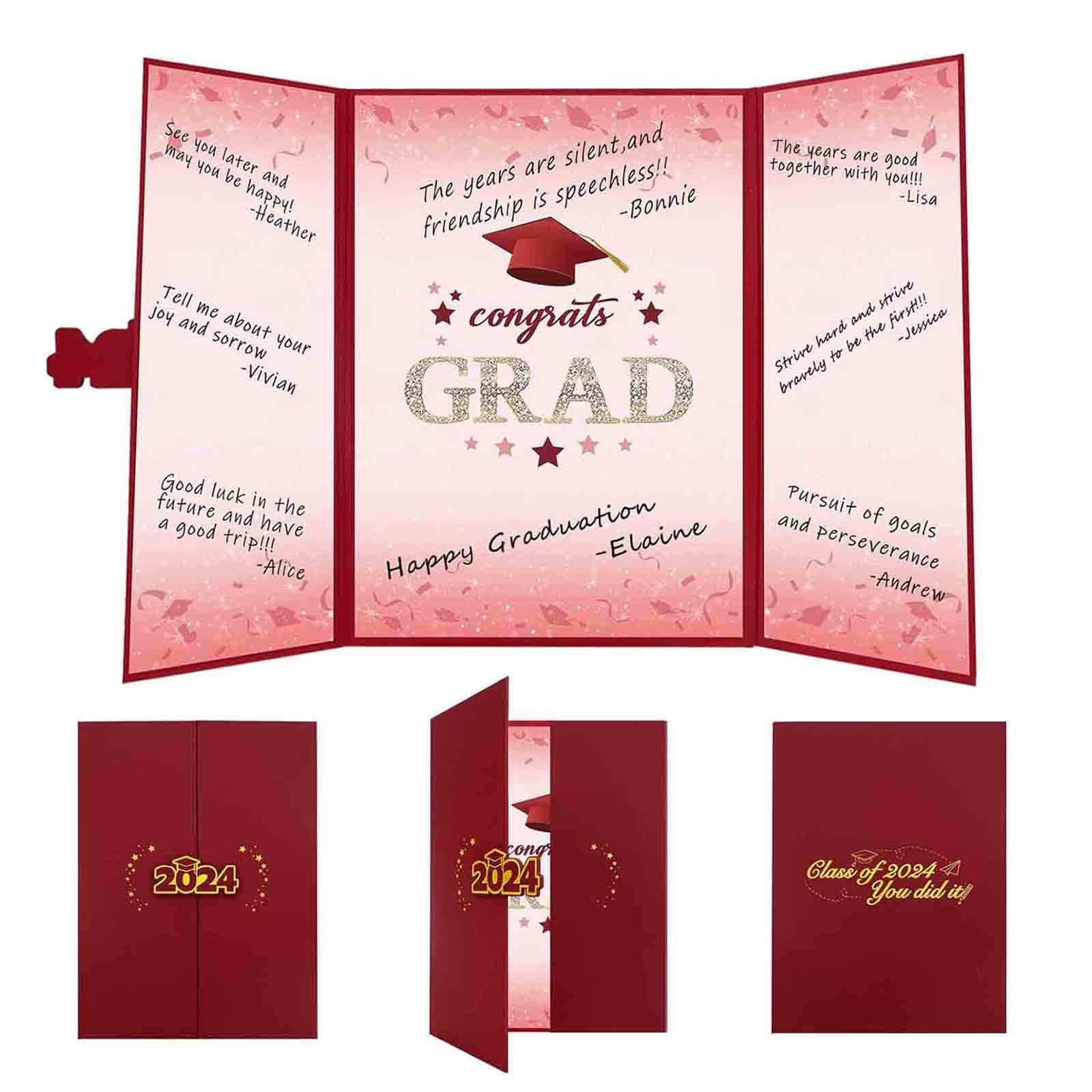 2024 College High School Graduation Signed Memorial Book - Graduation ...