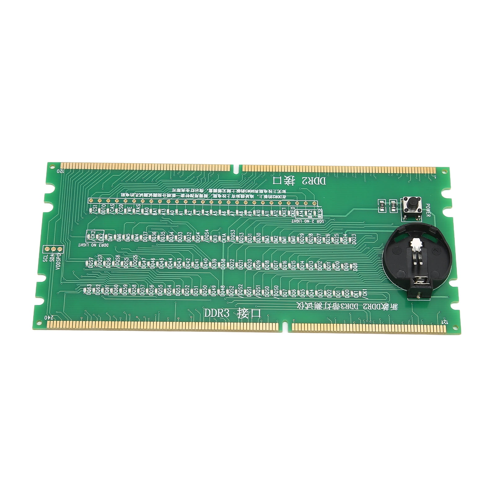 2024 Computer Memory Tester Ddr2 Ddr3 2 In 1 Pcb Material Light Emitting Diodes Desktop