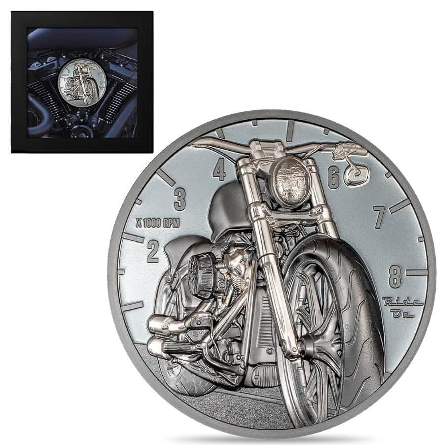 2024 Cook Islands 2 oz Silver The Journey Motorbike Coin - Walmart.com