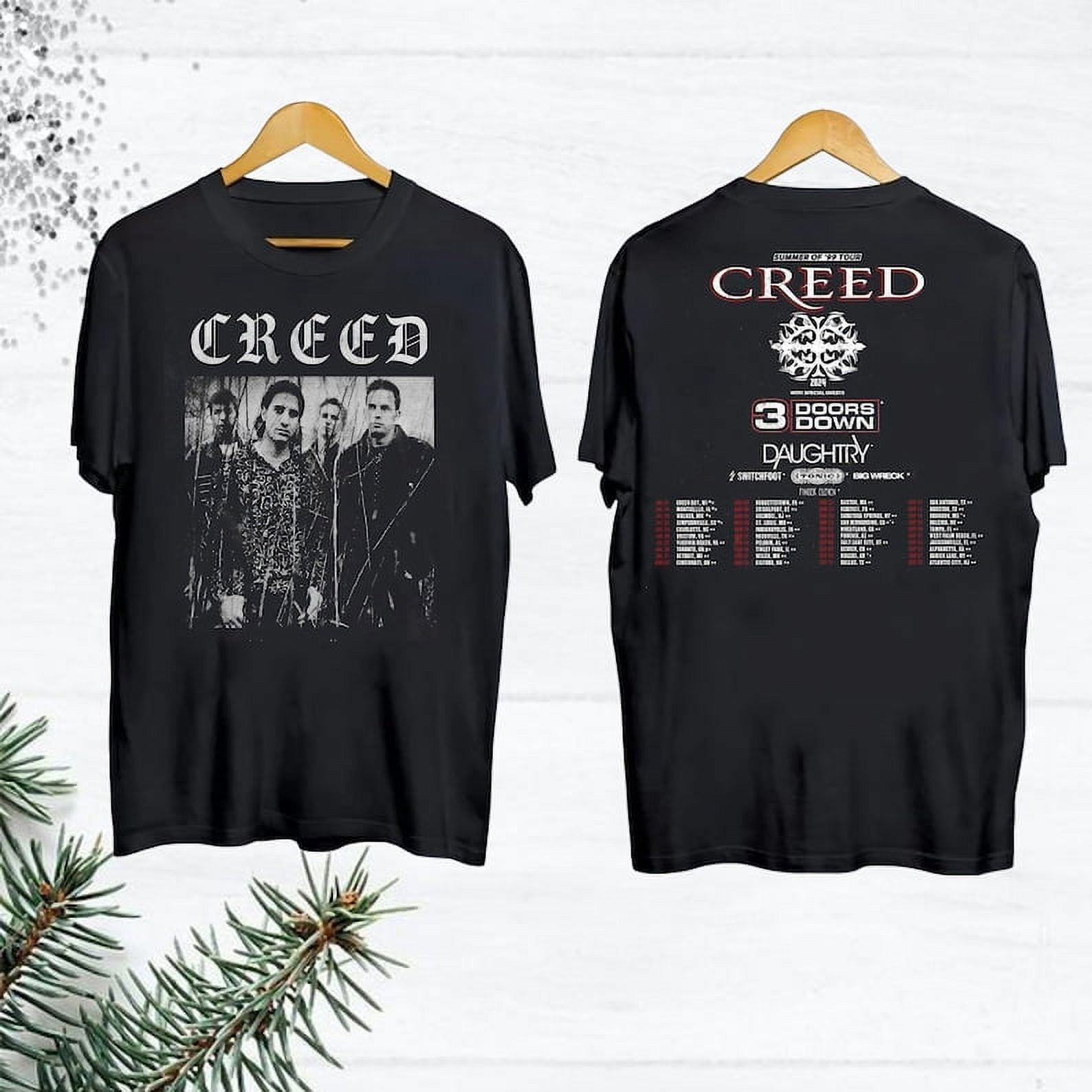 2024 Creed Band Summer of â€™99 Tour Shirt, Creed Band Fan Gift Shirt ...