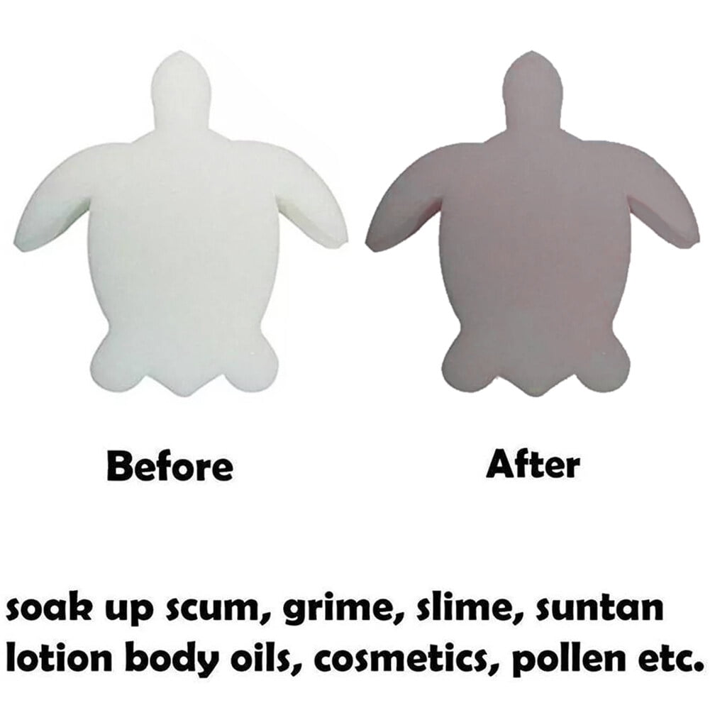 2024 Cute turtle shape filter sponge oil absorption sponge product size ...