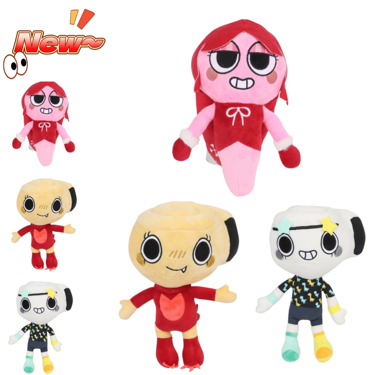 2024 Dandy's World Plush Set, 1 Pcs Pebble Plushies Toy for Fans Gift, Soft Stuffed Animal ...