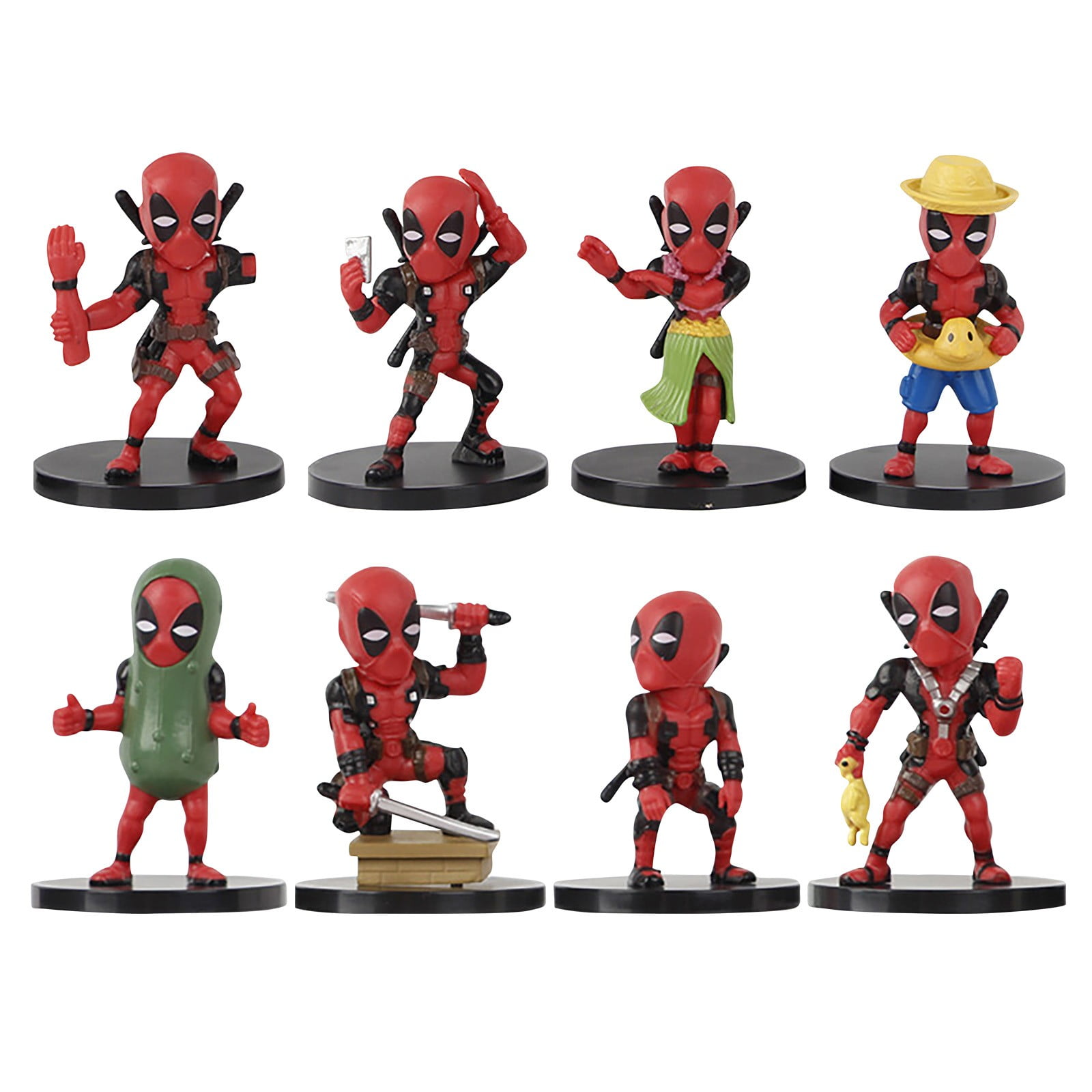 2024 Deadpool Car Ornament Interior Decoration Toy Mini Figures,3.1 ...