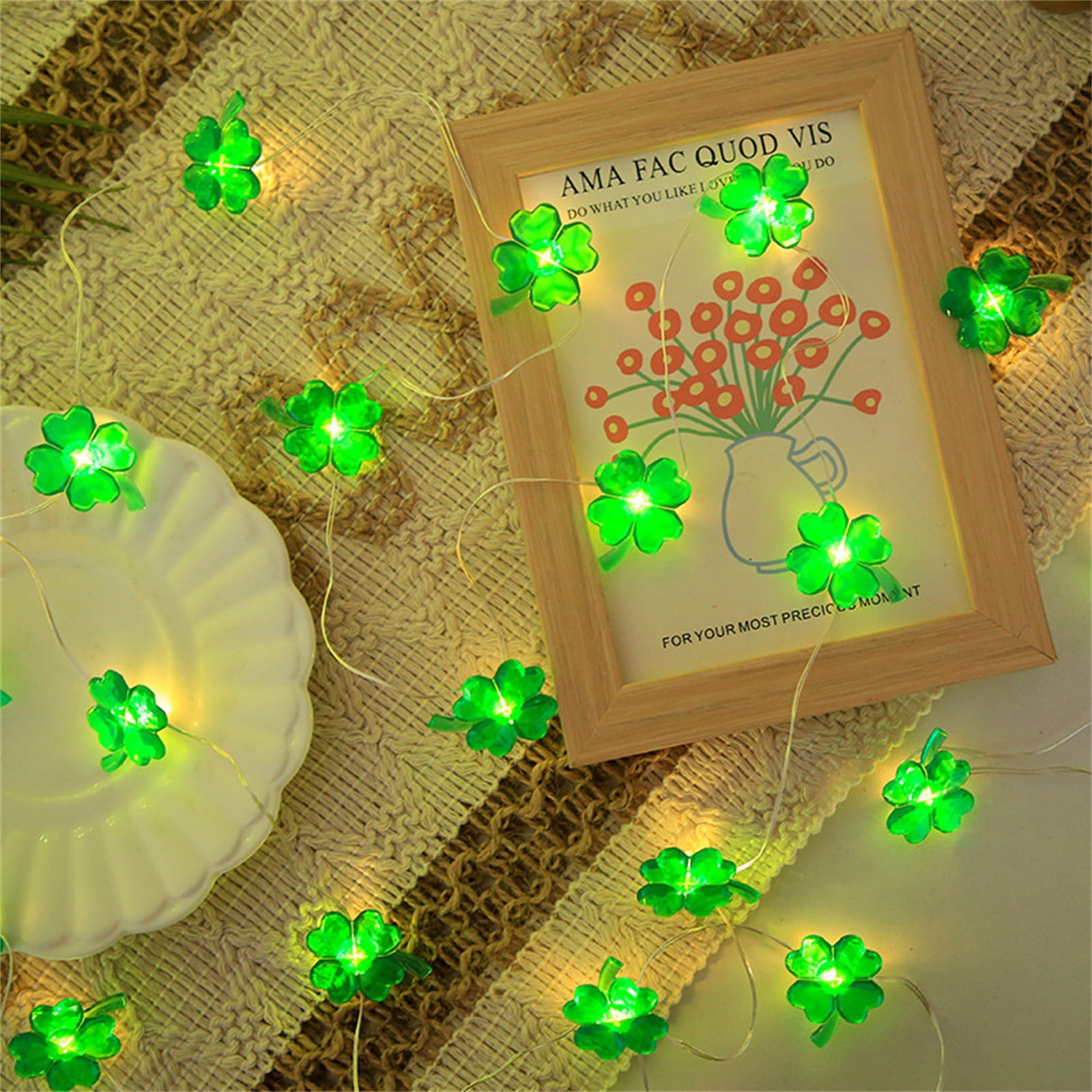 2024 Decoration String Light St Day Decorations String Lights Battery ...