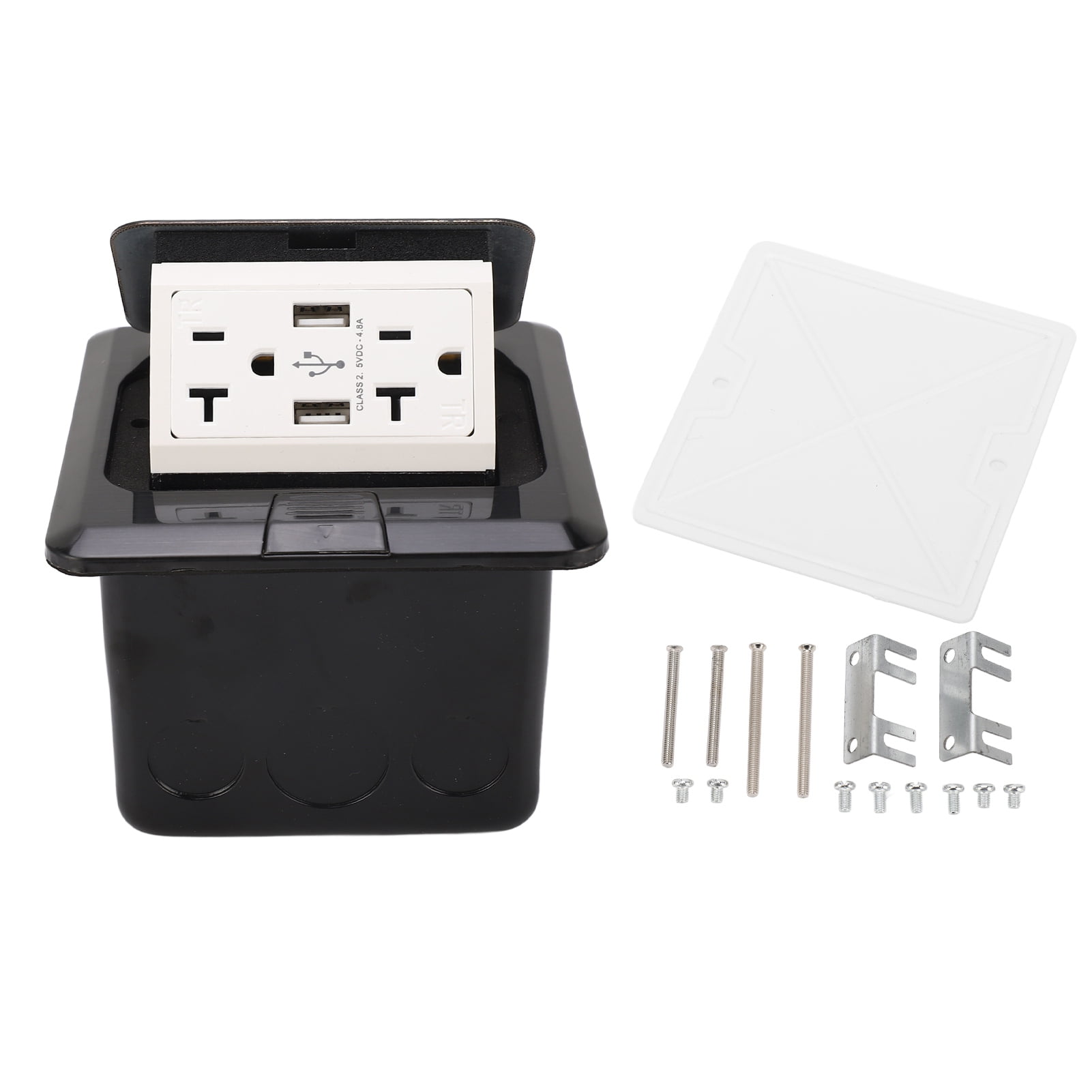 2024 Desktop Socket 20A Power Strip Table Connection Box 3 Hole Outlets ...