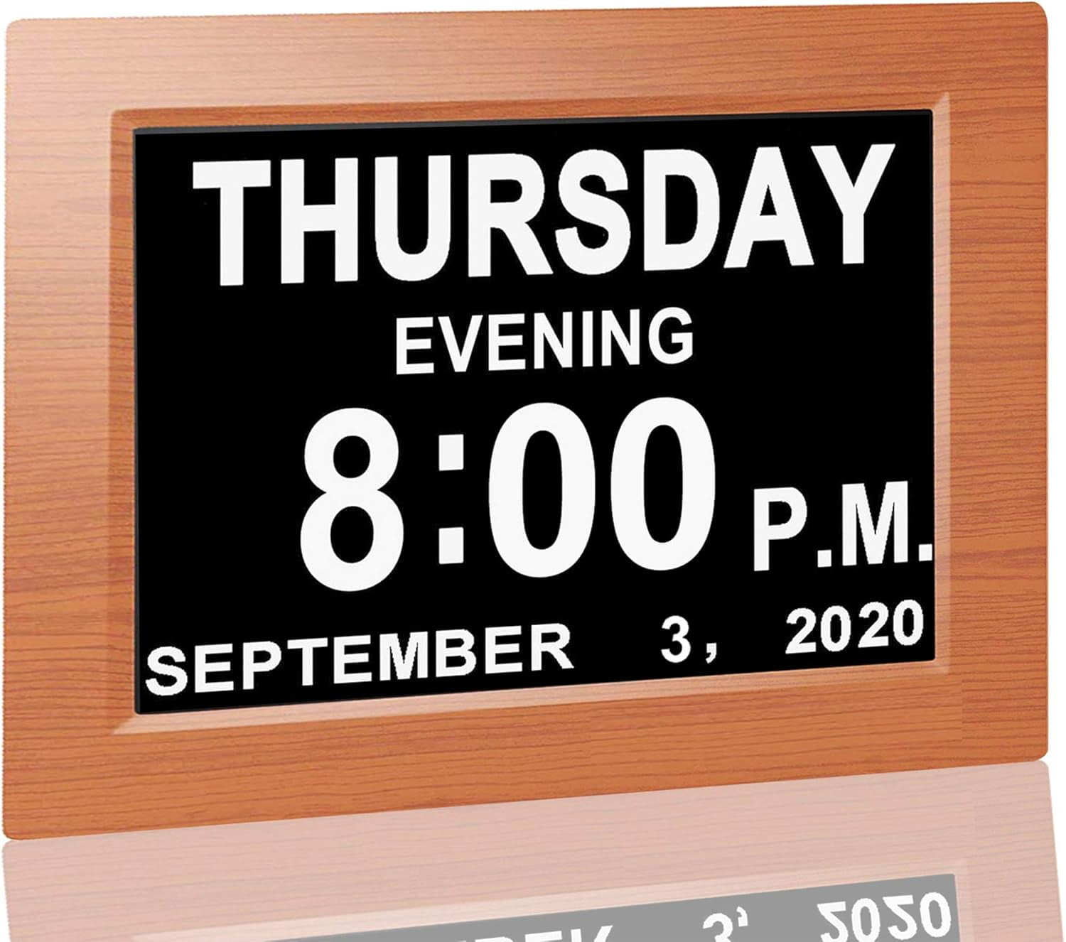 ? 2024? Digital Calendar Day Clock - with 8" Large Screen Display, am ...